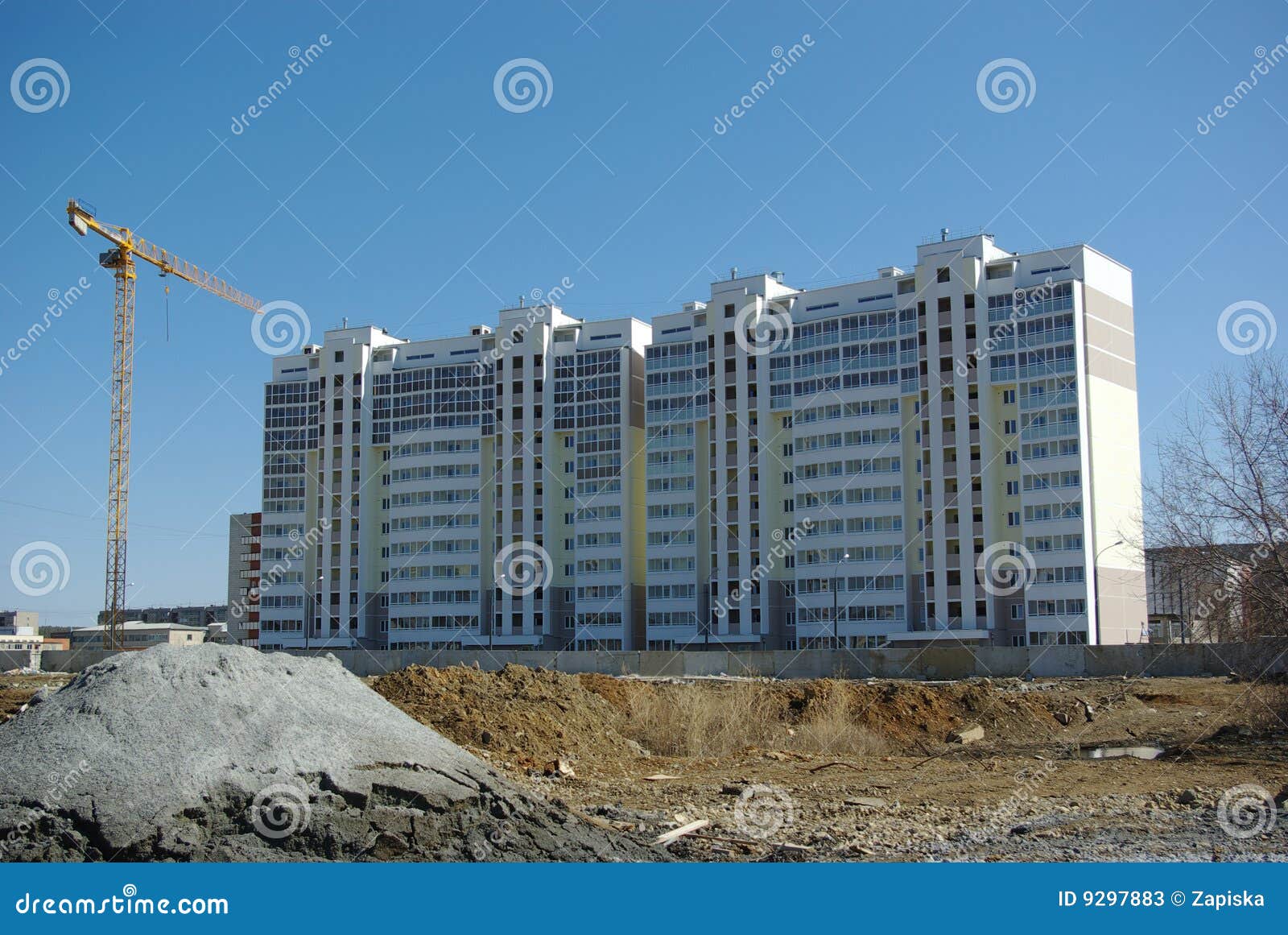 Building site stock image. Image of house, project, ground - 9297883
