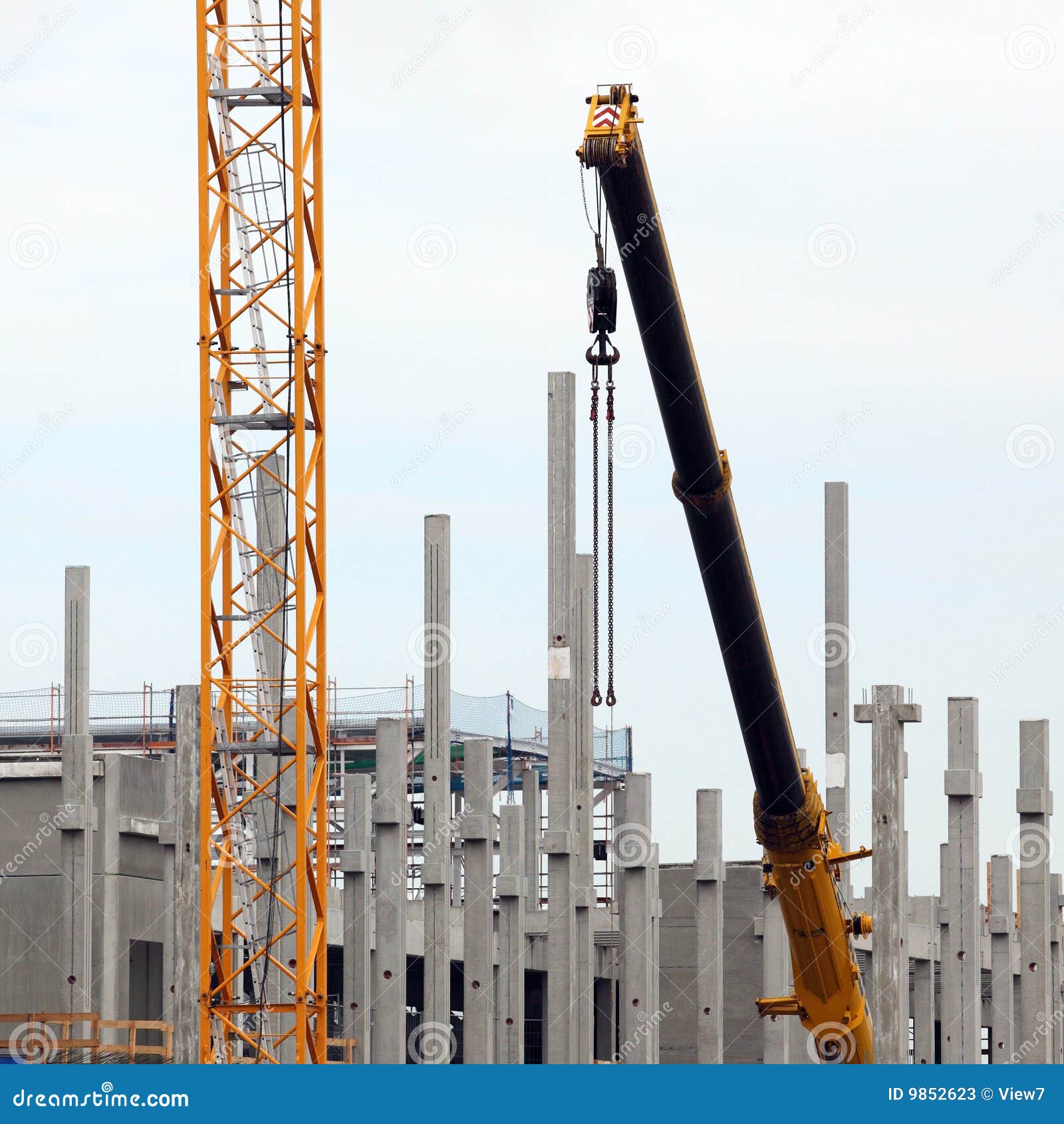 Building site stock image. Image of construction, assemble - 9852623
