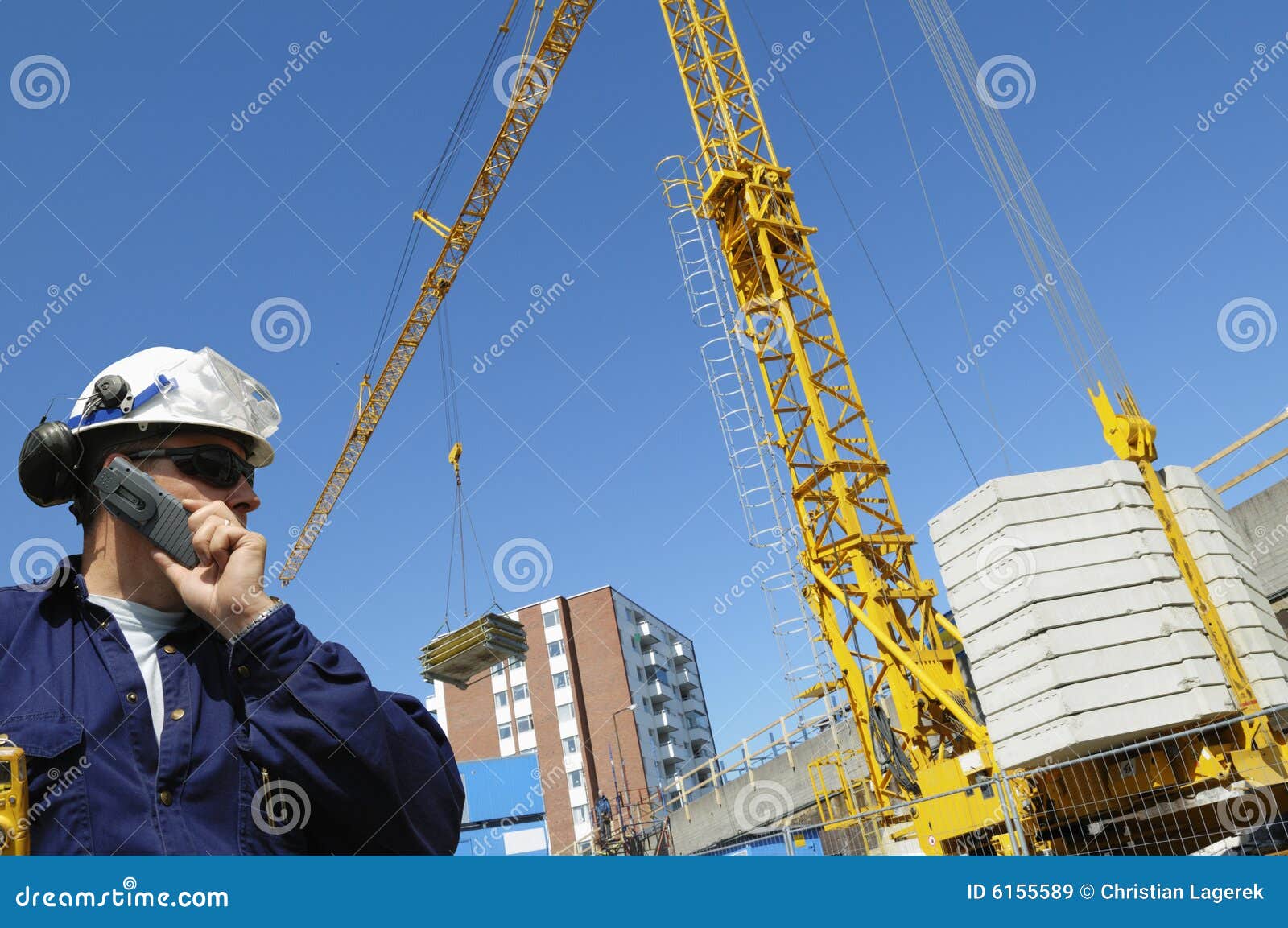Building site and engineer stock image. Image of construction - 6155589