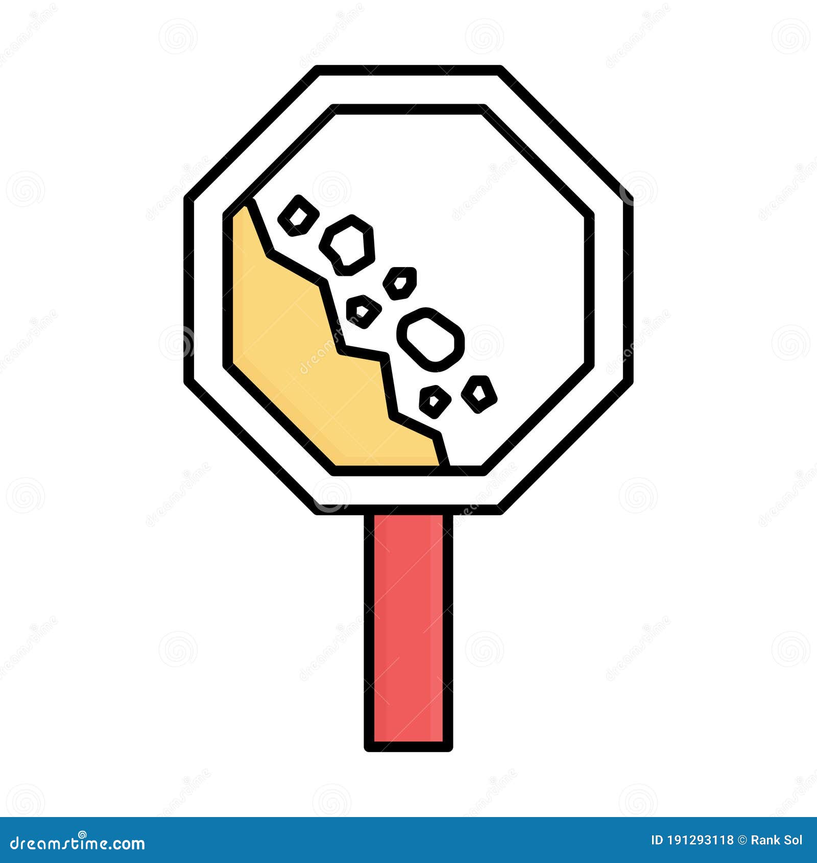 Blasting Area Icons. Warning Sign Explosives Liquids Or Materials ...