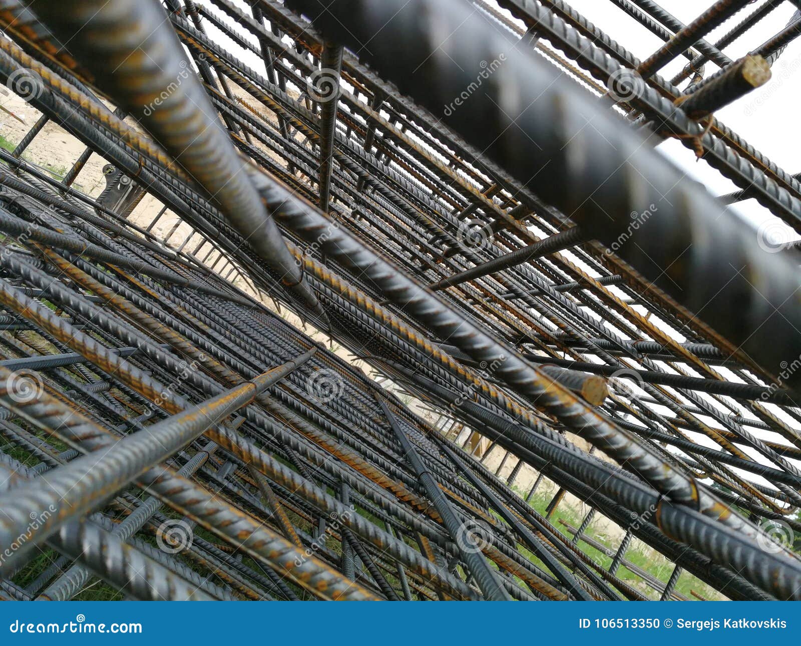 Reinforcement stock photo. Image of metallic, construct - 106513350