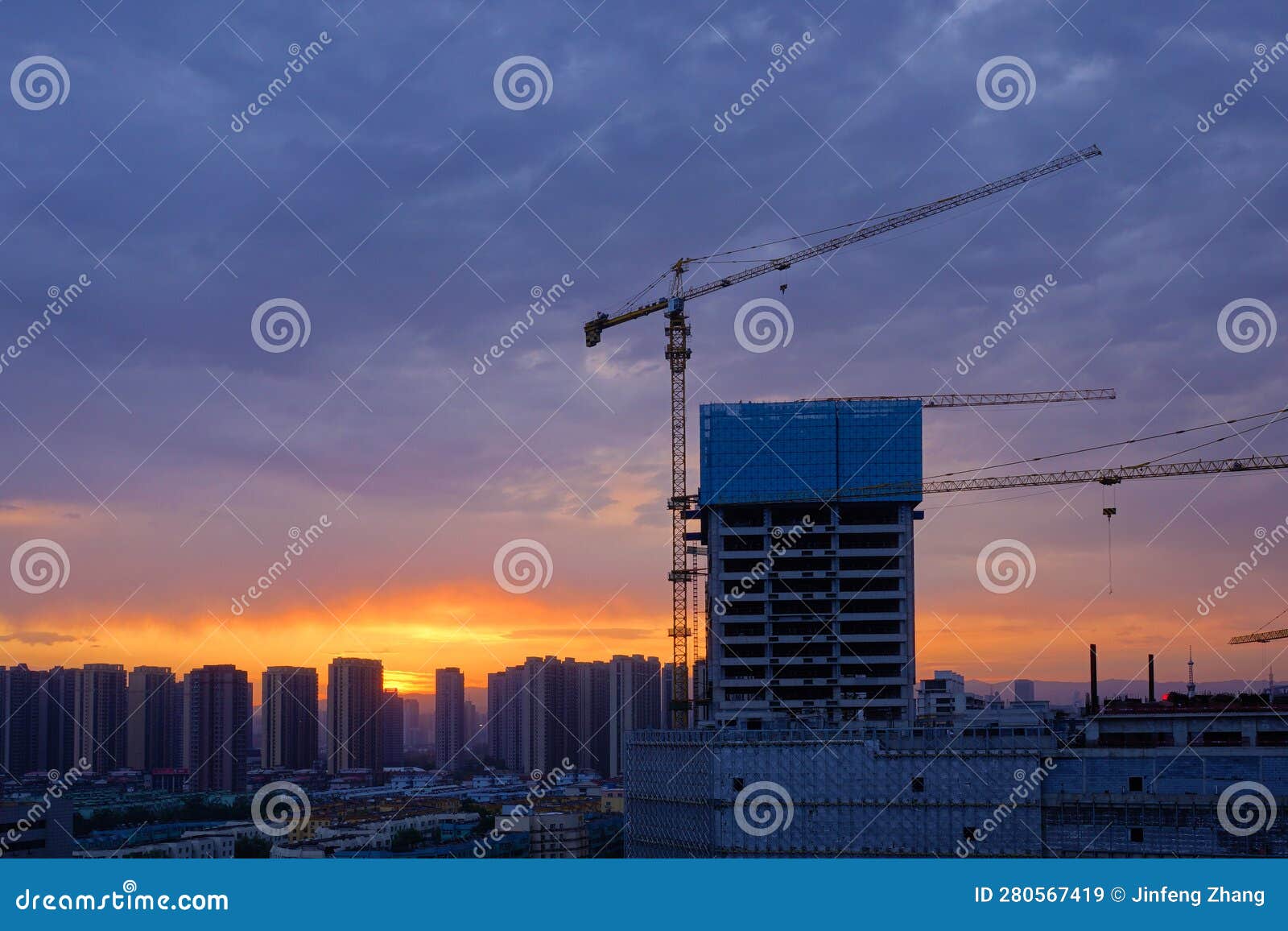 Building site scenery stock image. Image of scenery - 280567419