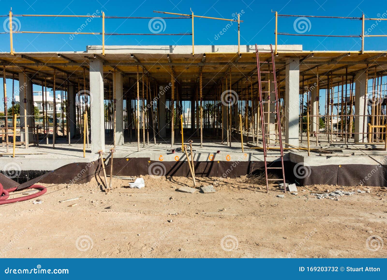 Building site in spain stock photo. Image of home, strength - 169203732