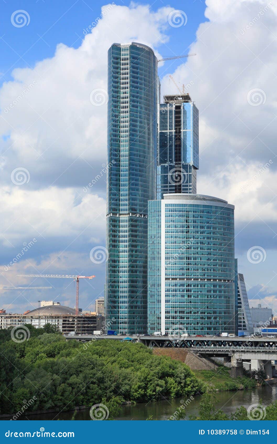 Building of sky-scraper stock photo. Image of enormous - 10389758