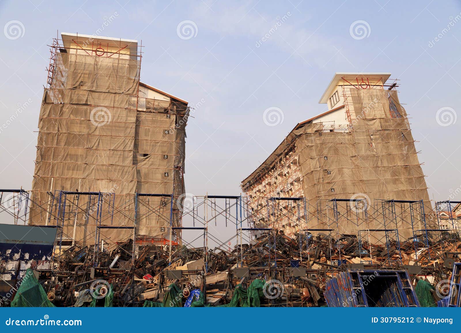 Building slant stock photo. Image of router, money, thailand - 30795212