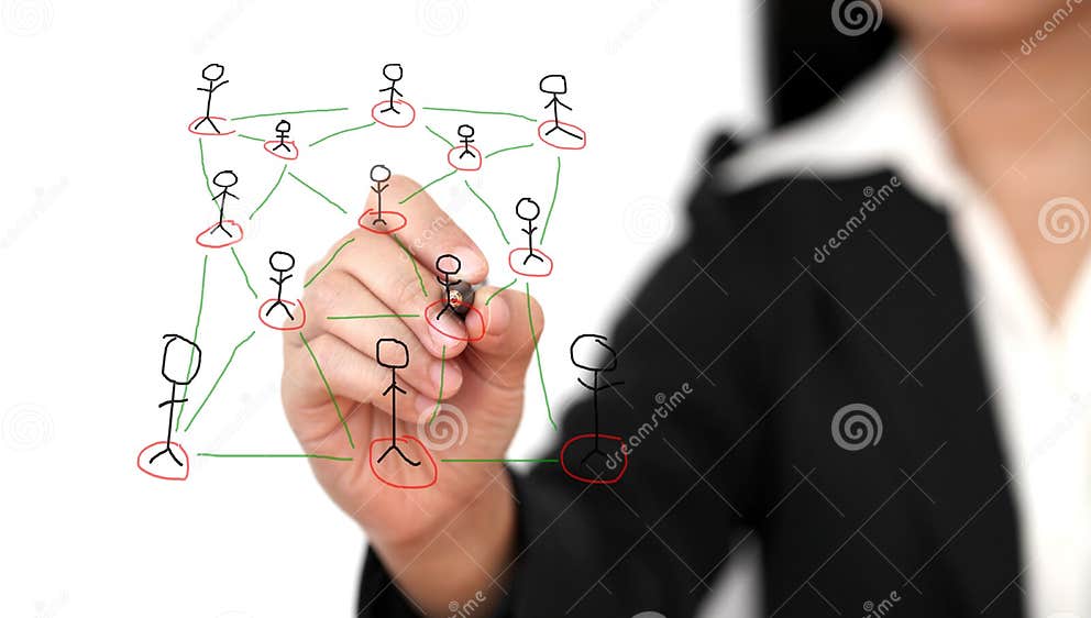 Building Social Network Concept Stock Photo - Image of community ...