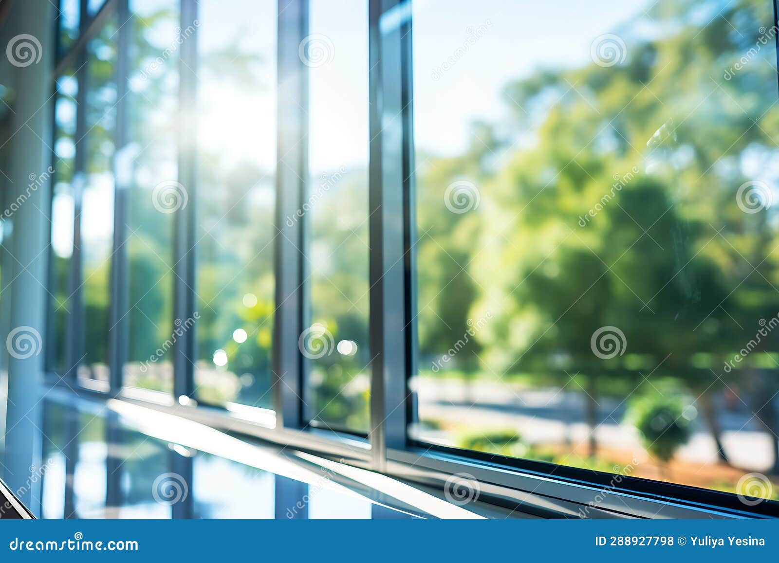 Building with Solar Windows or Transparent Solar Panels As Windows ...