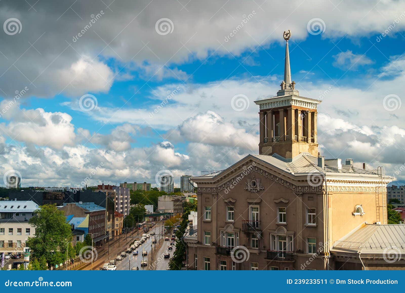 The only Building with Soviet Symbols Stock Image - Image of emblem ...