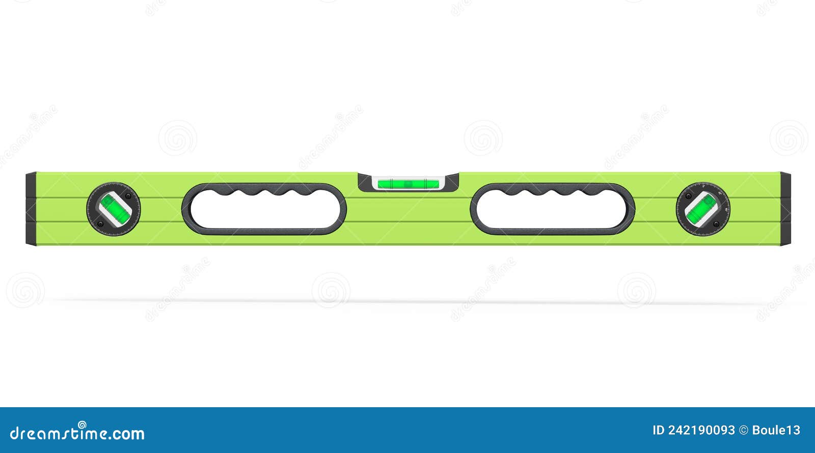 Building Spirit Level Tool on White Background. Tool for Repair and ...