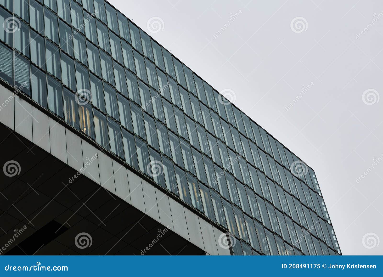 A Building with Square Windows Stock Image - Image of city, view: 208491175