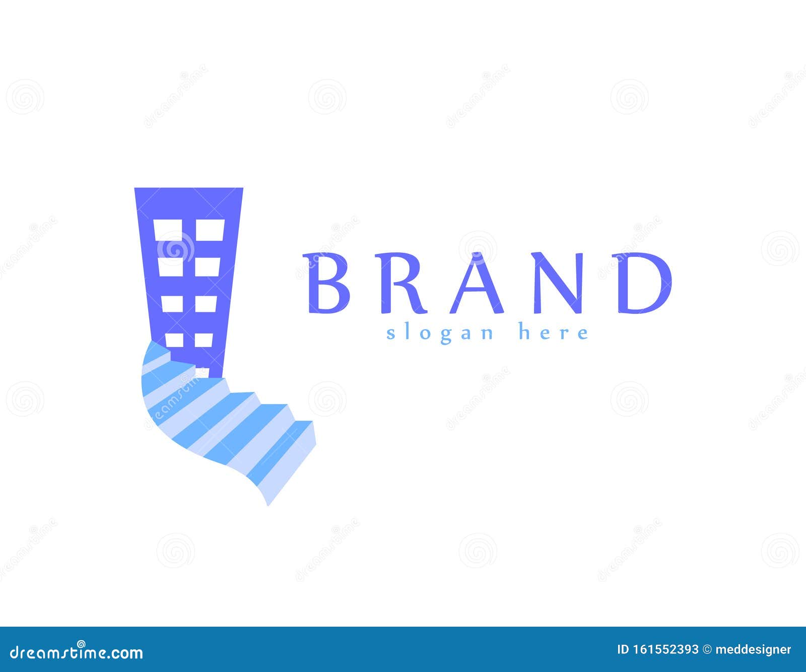 Building stairs logo stock illustration. Illustration of backgound ...