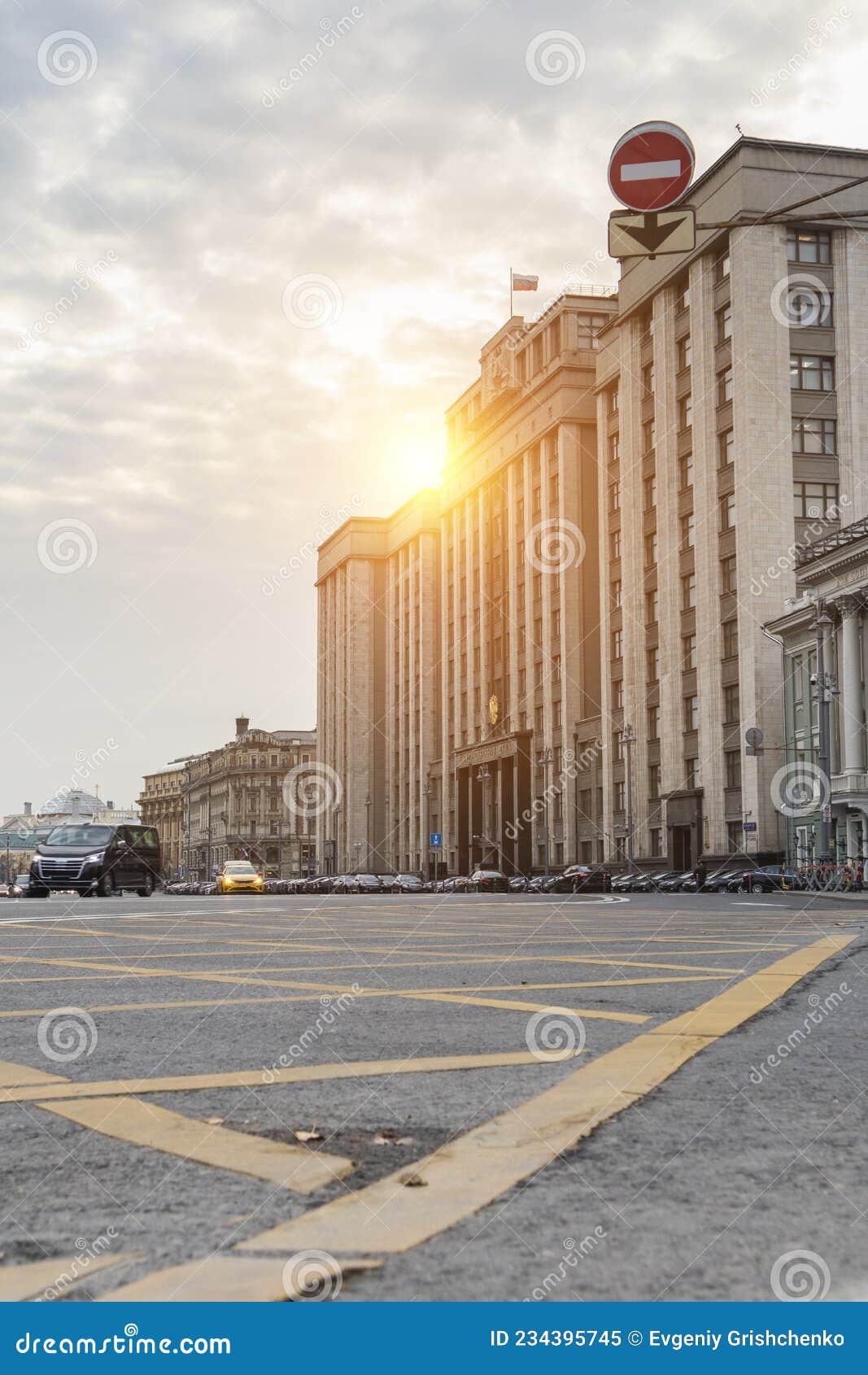 Building of the State Duma of the Russian Federation Stock Image ...