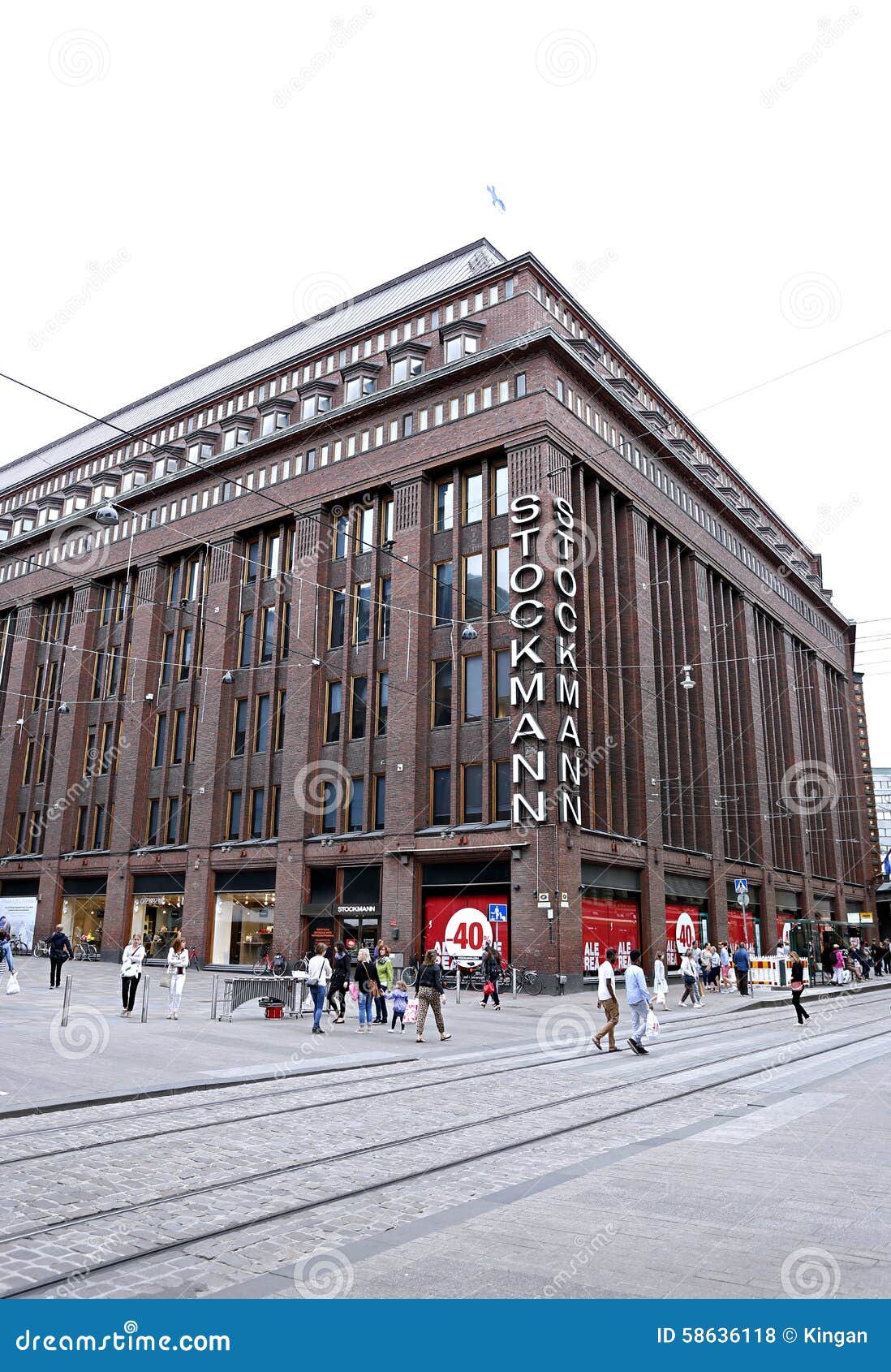 Building Store Stockmann in Helsinki Editorial Stock Photo - Image of ...