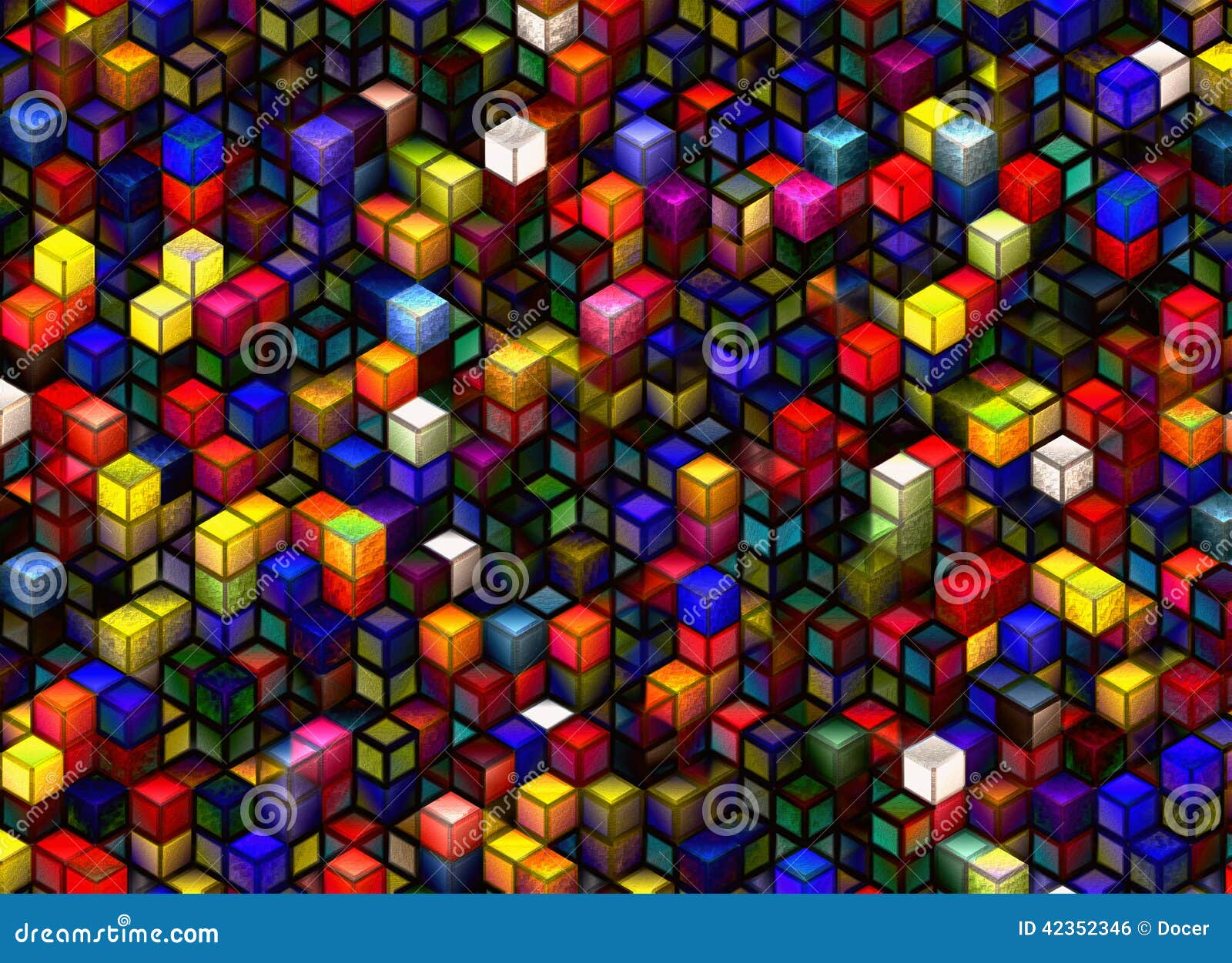 Building Structure from Cubes. Abstract Architecture Backgrounds Stock ...