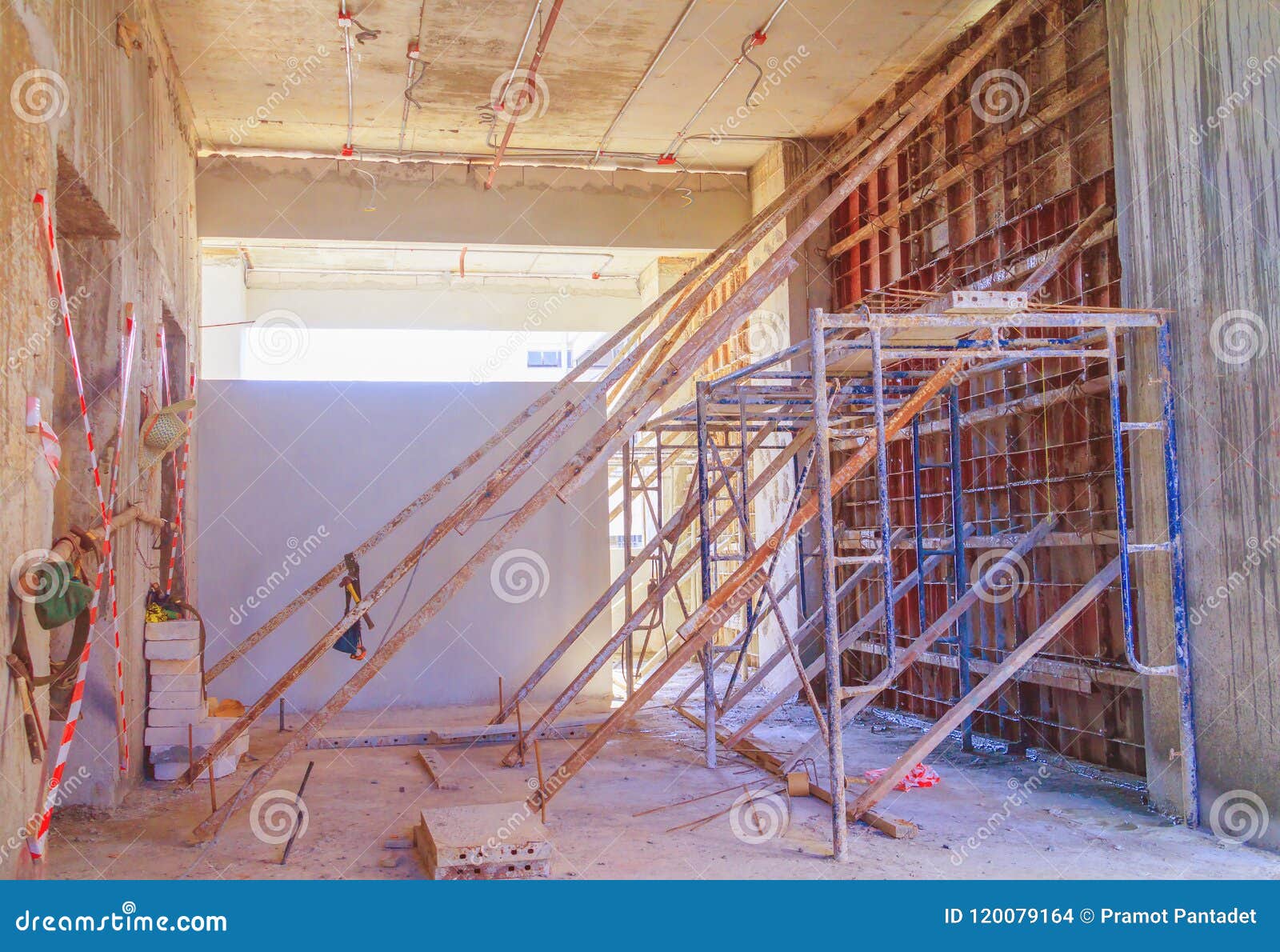 Building Structure Interior Construction Site Development Housing Stock ...