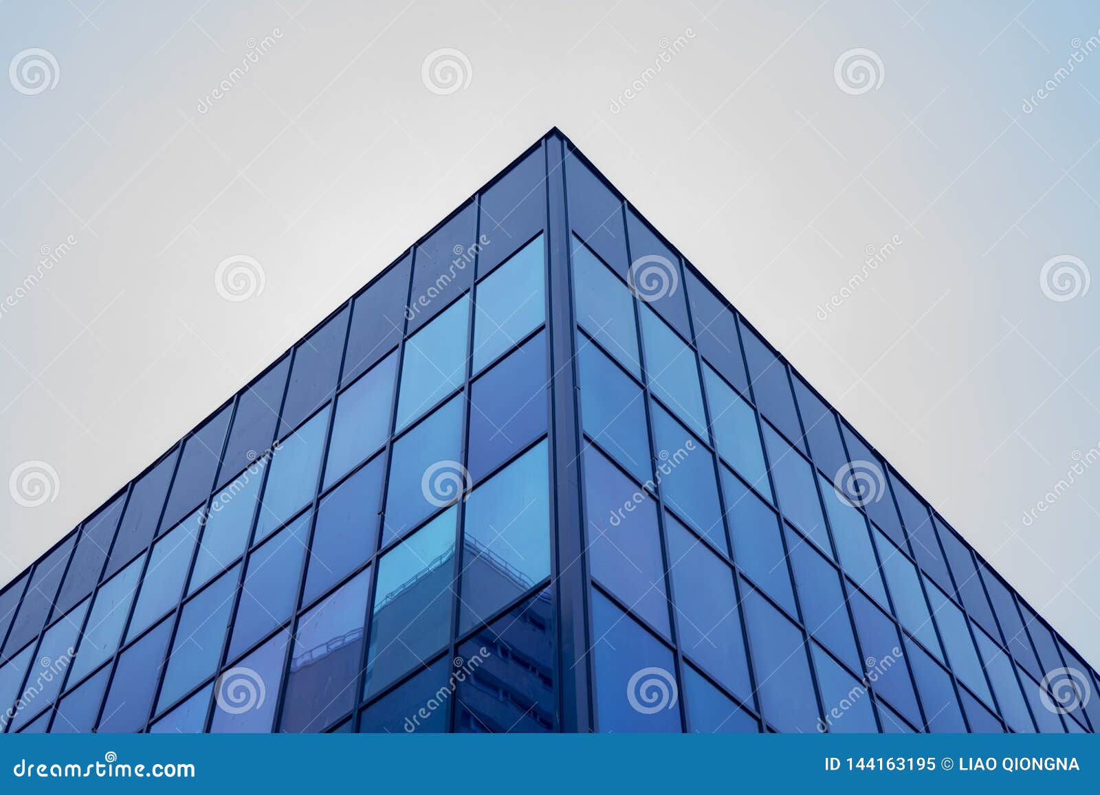 Building Structures Glass Geometry on Facade Stock Image - Image of ...