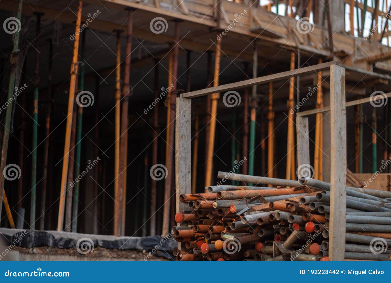 Building Stuff, Work in Progress House Stock Photo - Image of wall ...