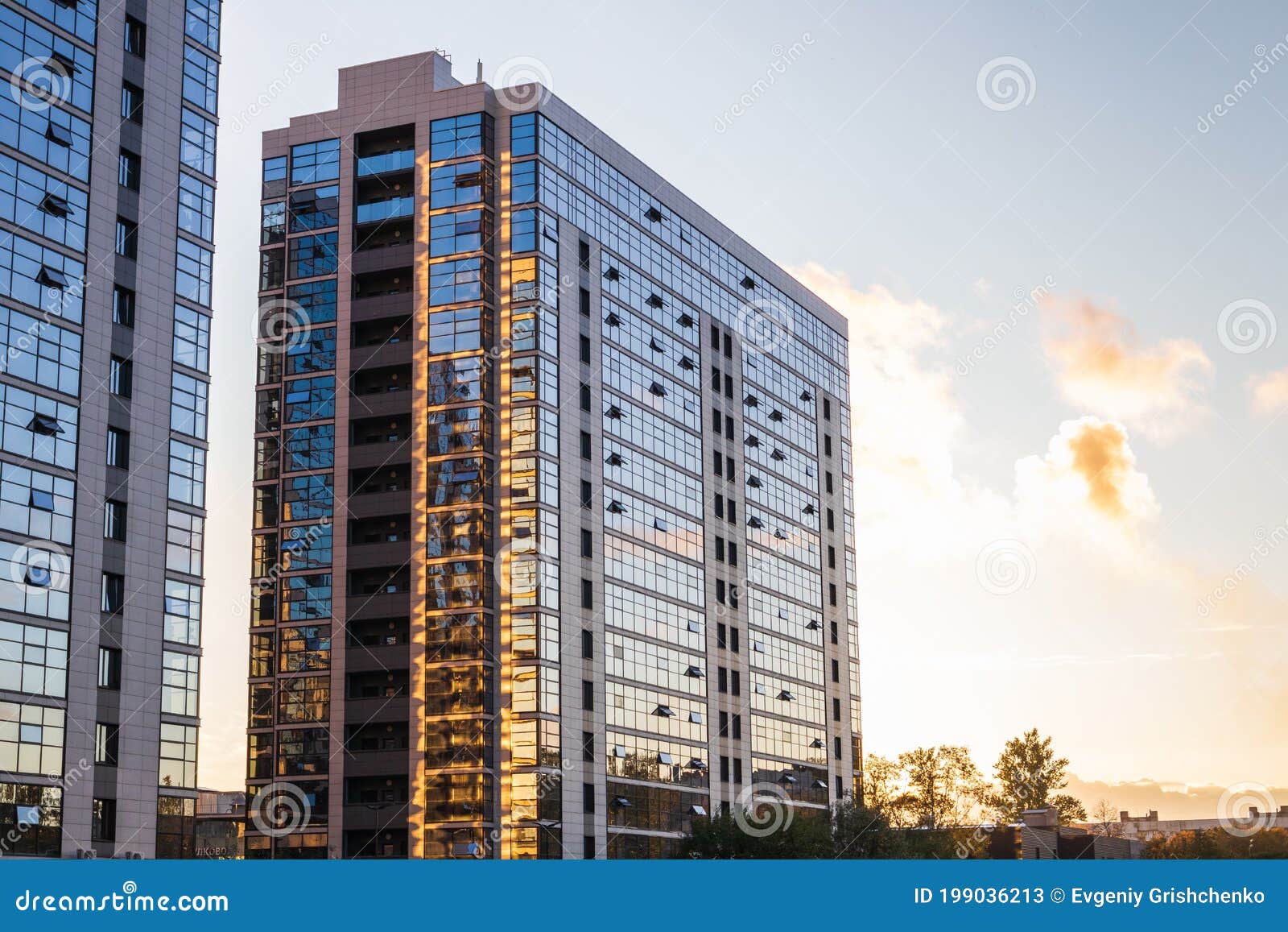 Building in the Style of Modern Architecture High-tech Cityscape ...