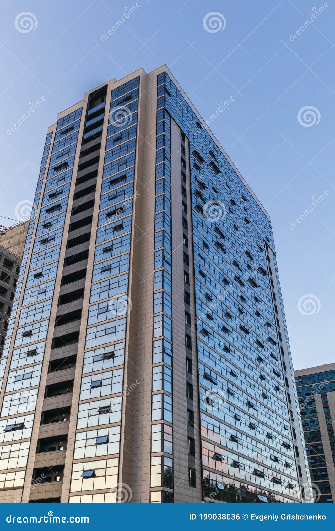 Building in the Style of Modern Architecture High-tech Cityscape ...