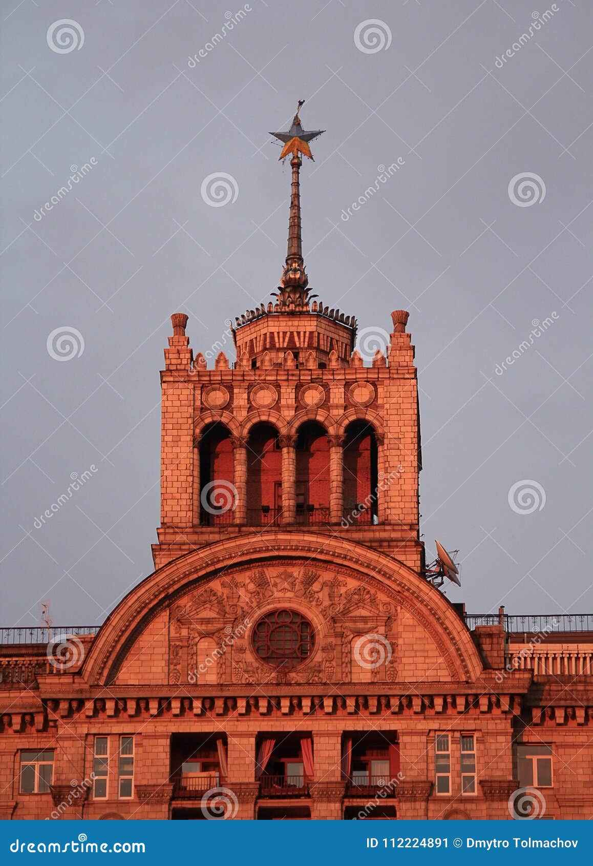 Building in the Style of the Soviet Empire, Built during the Soviet Era ...