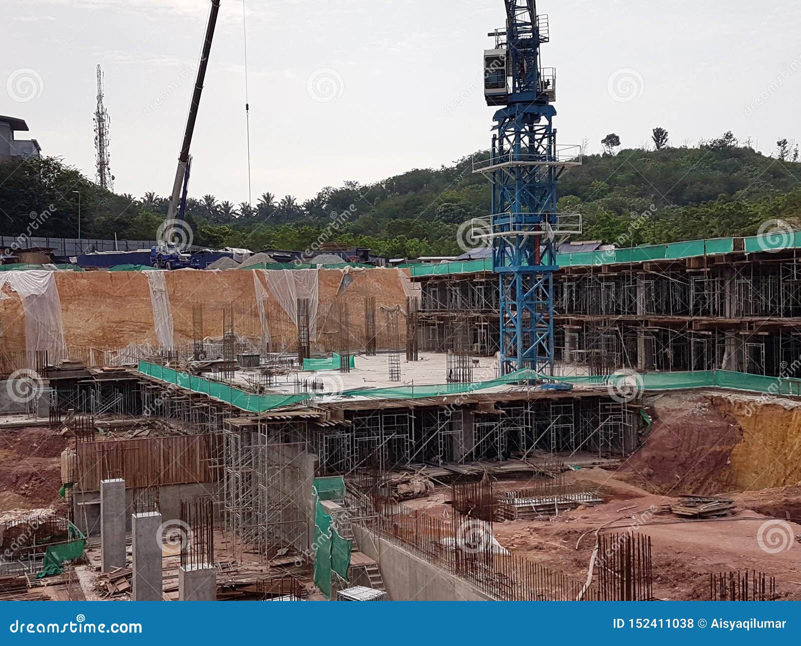 Building Substructure and Super-structure Under Construction Using the ...