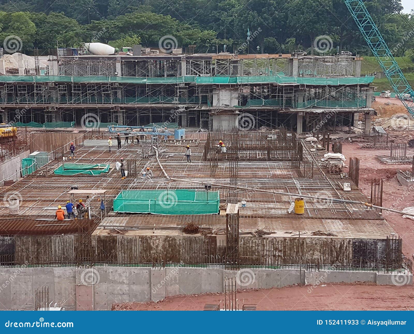 Building Substructure and Super-structure Under Construction Using the ...