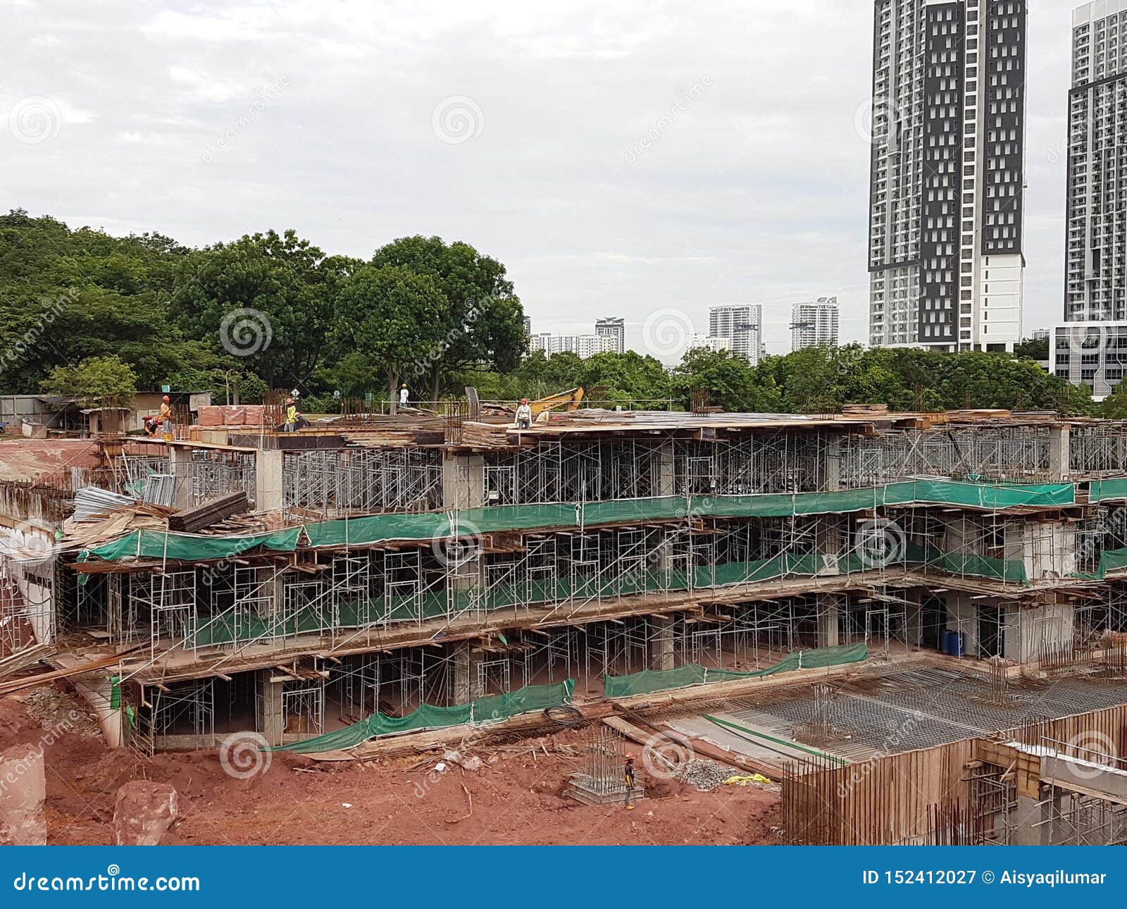 Building Substructure and Super-structure Under Construction Using the ...