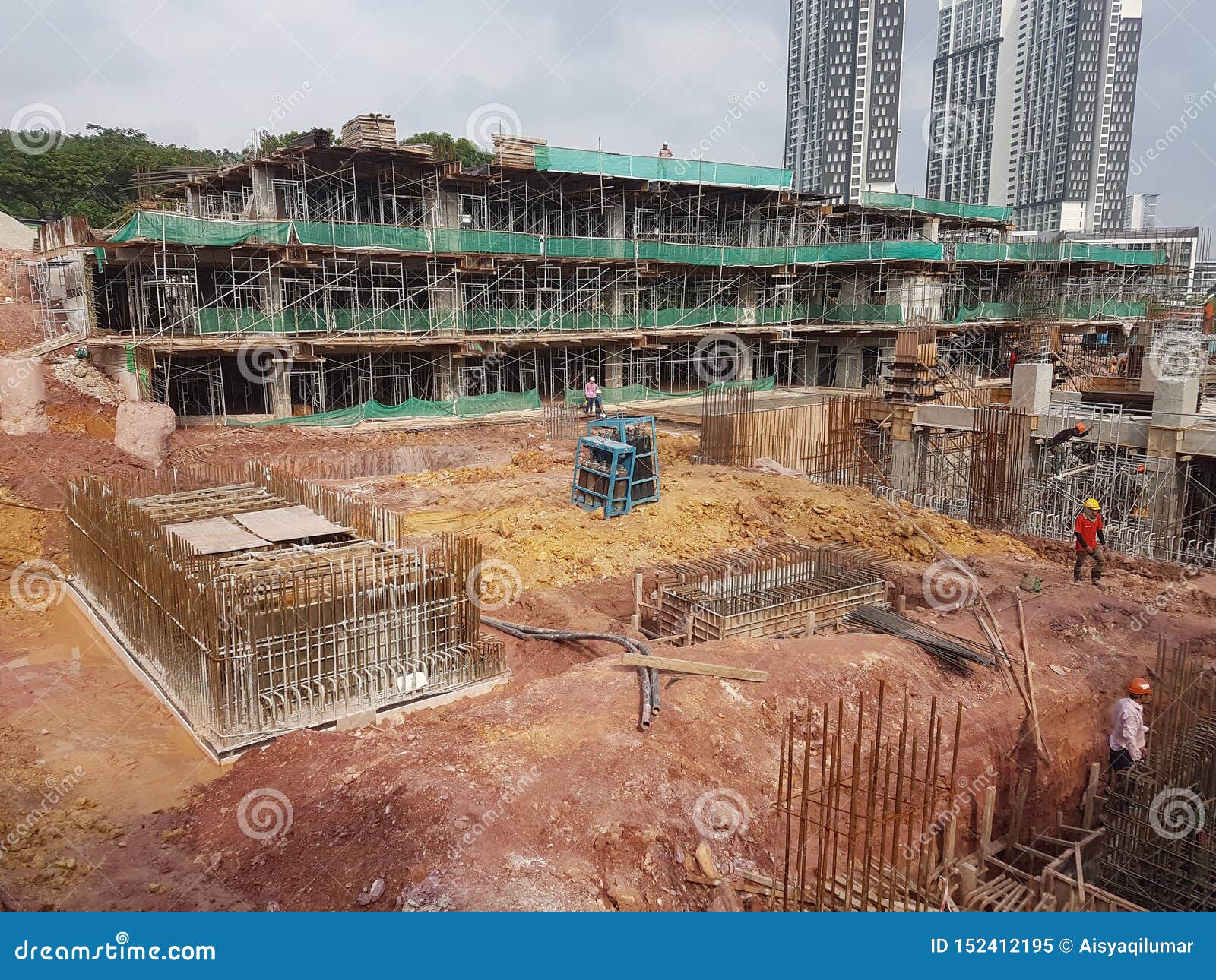Building Substructure and Super-structure Under Construction Using the ...