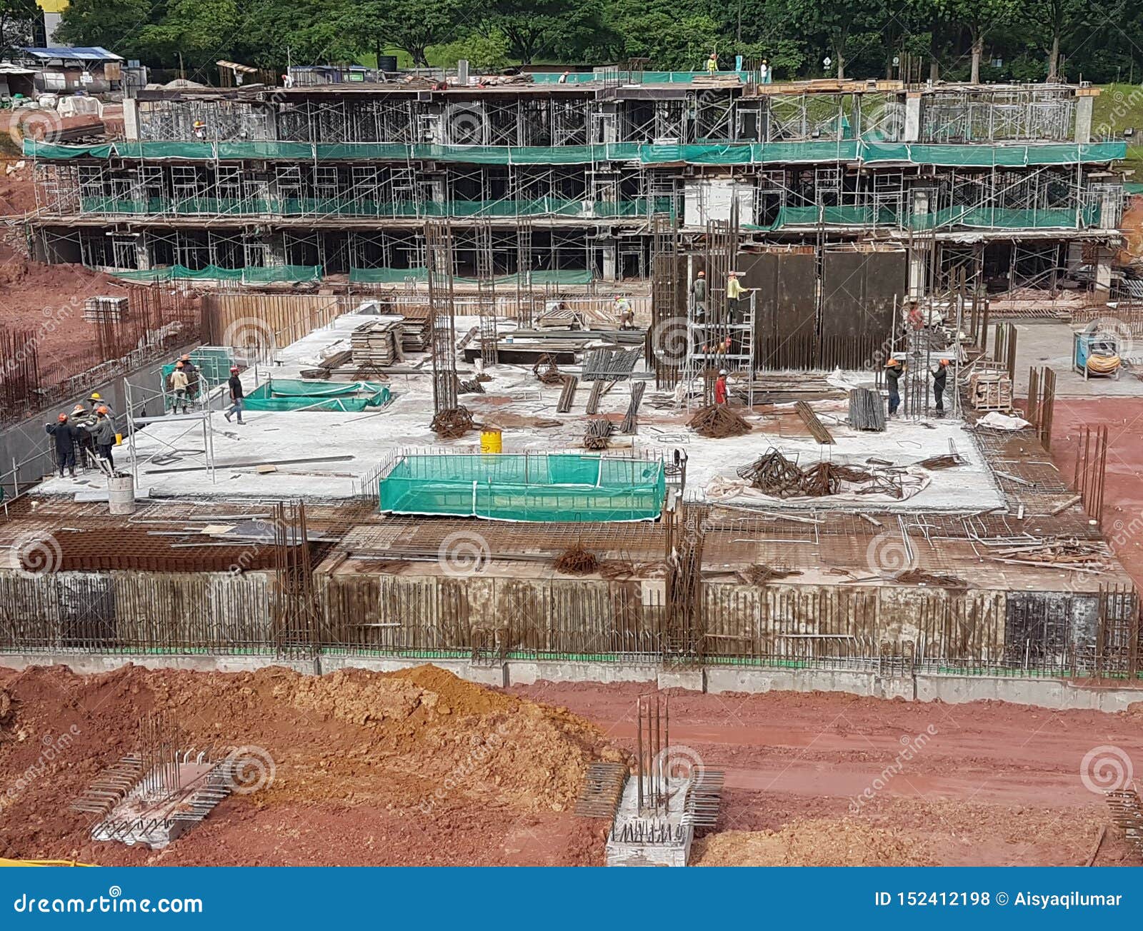 Building Substructure and Super-structure Under Construction Using the ...