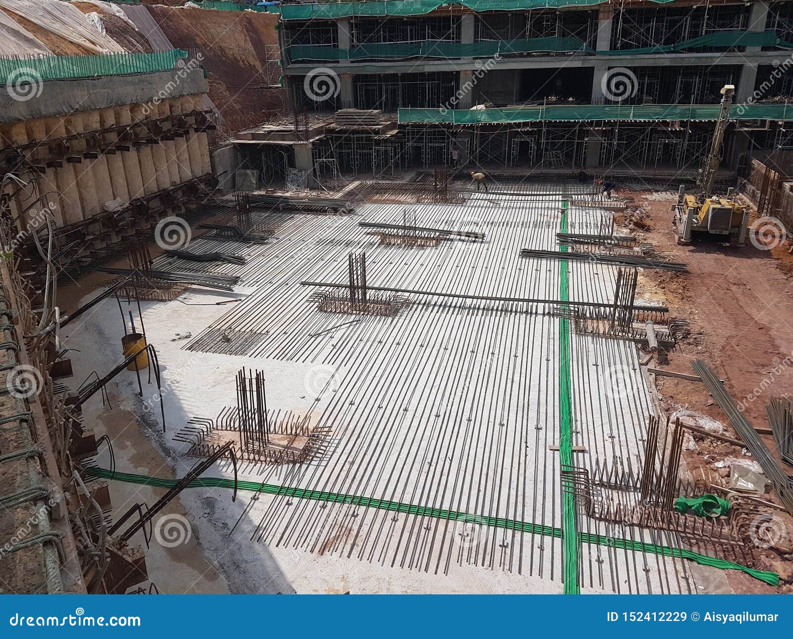 Building Substructure and Super-structure Under Construction Using the ...