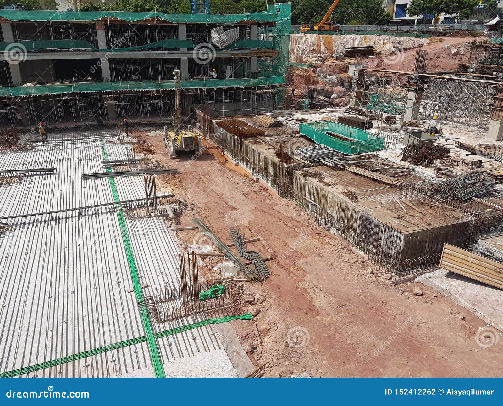 Building Substructure and Super-structure Under Construction Using the ...