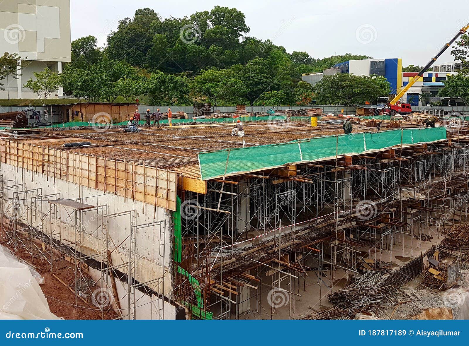 Building Substructure and Super-structure Under Construction Using the ...