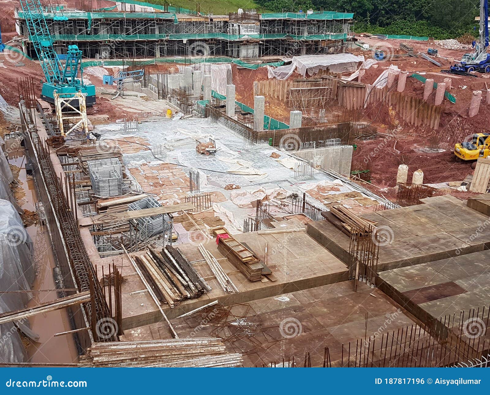 Building Substructure and Super-structure Under Construction Using the ...