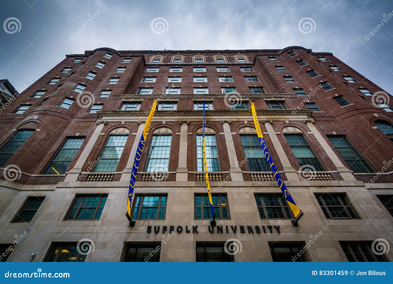 Building at Suffolk University, in Beacon Hill, Boston, Massachusetts ...