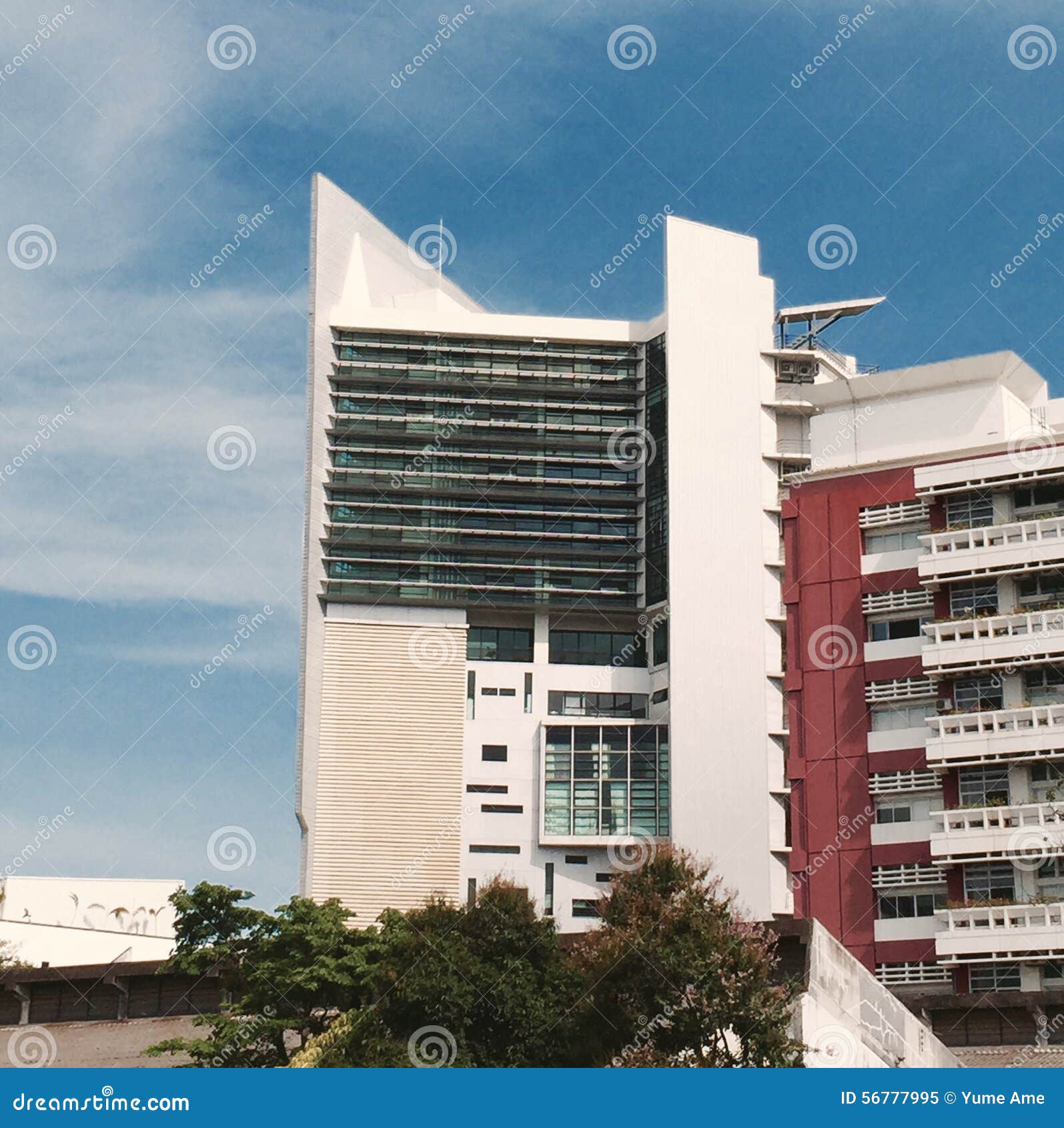 Building in sunny day stock image. Image of modern, afternoon - 56777995