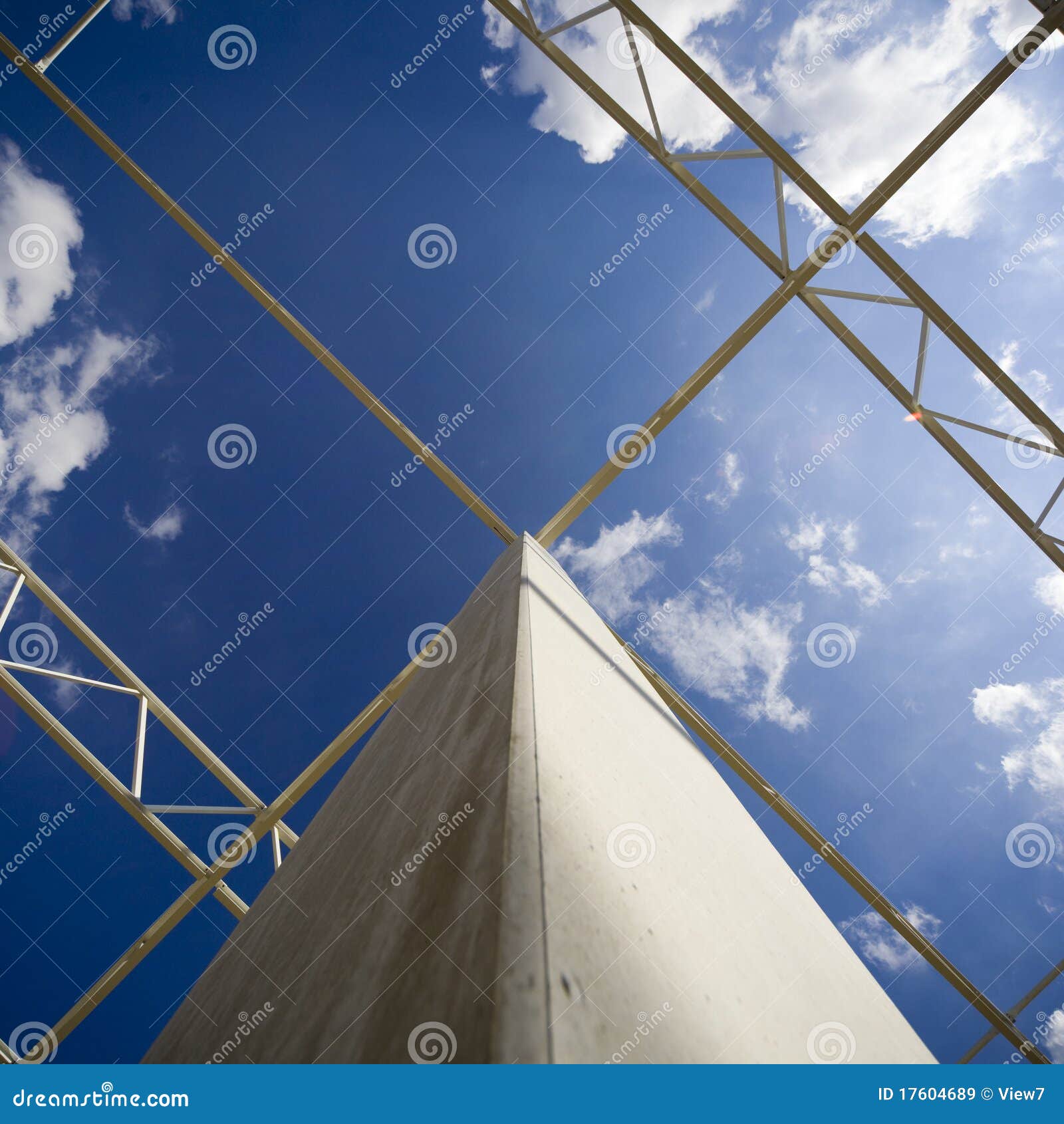 Building support system stock image. Image of steel, girder - 17604689