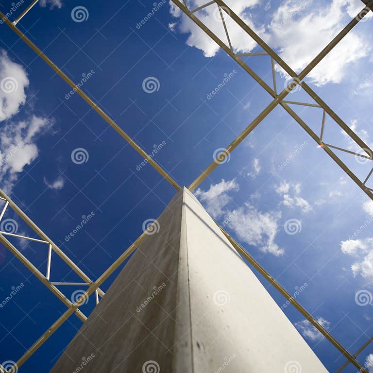 Building support system stock image. Image of steel, girder - 17604689
