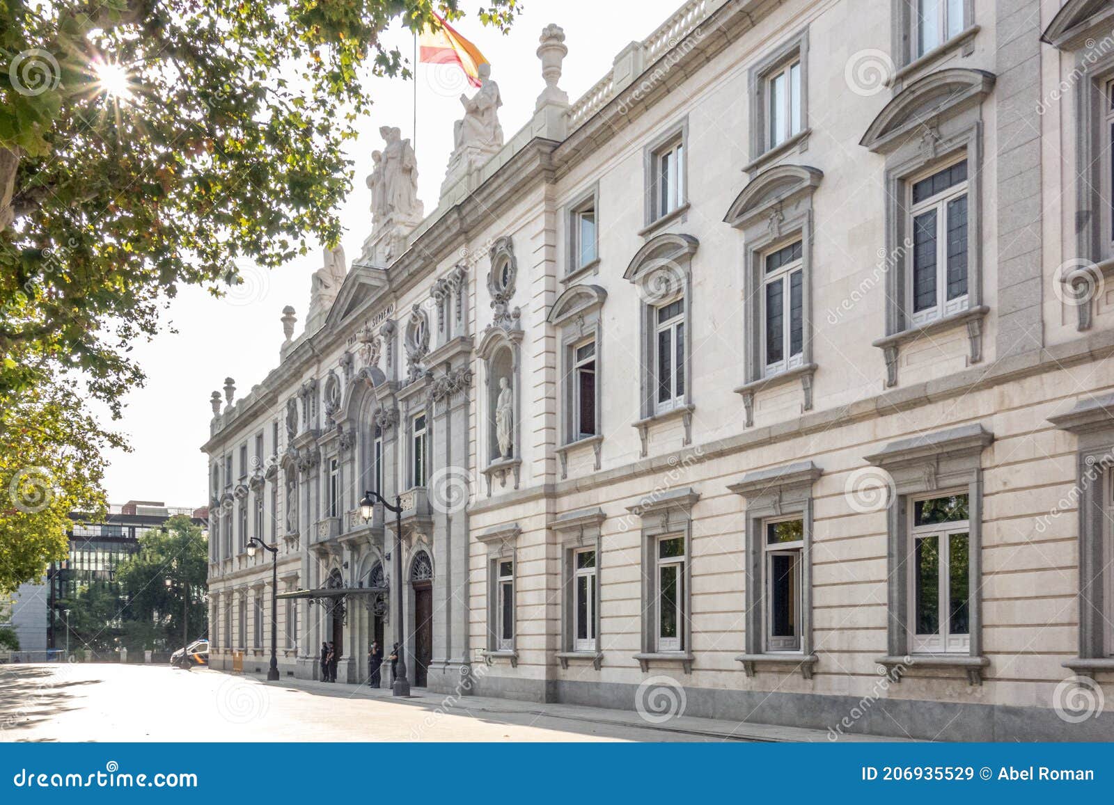 Building of the Supreme Court, Highest Instance of the Spanish Justice ...