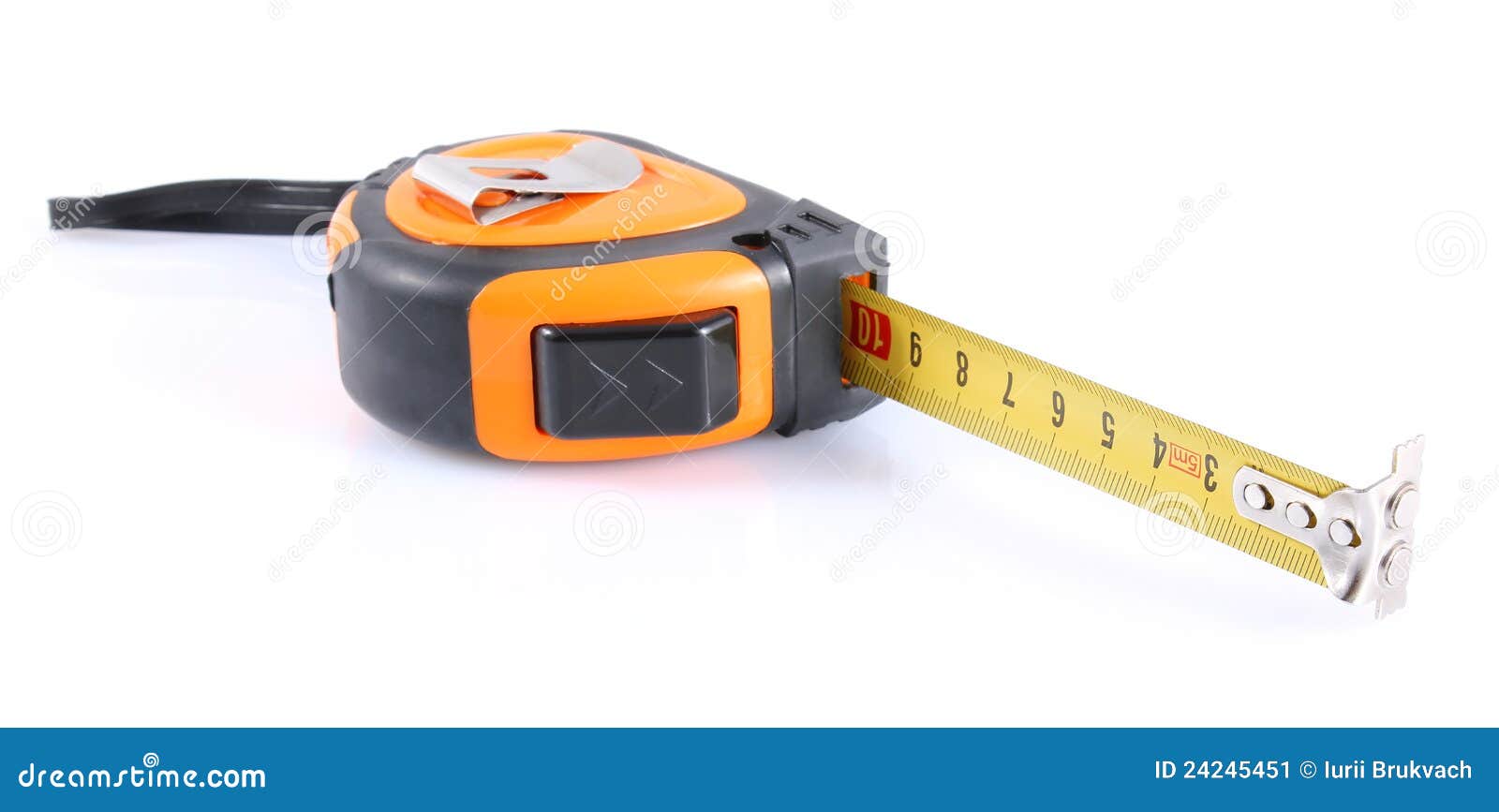 Building tape stock image. Image of tool, alone, measurement - 24245451