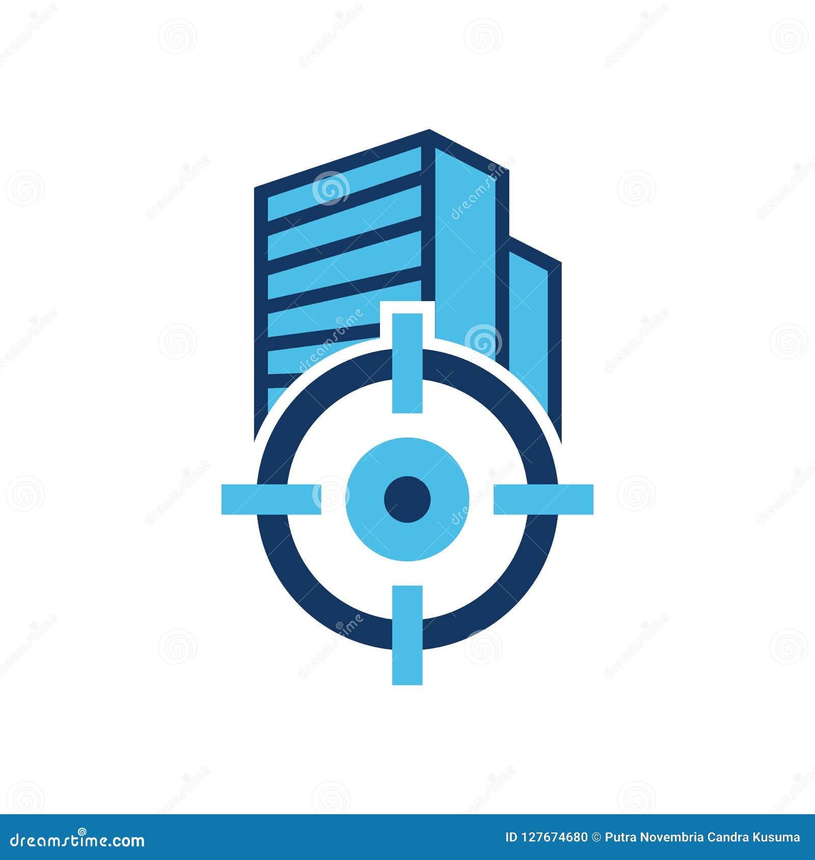 Building Target Logo Icon Design Stock Vector - Illustration of element ...