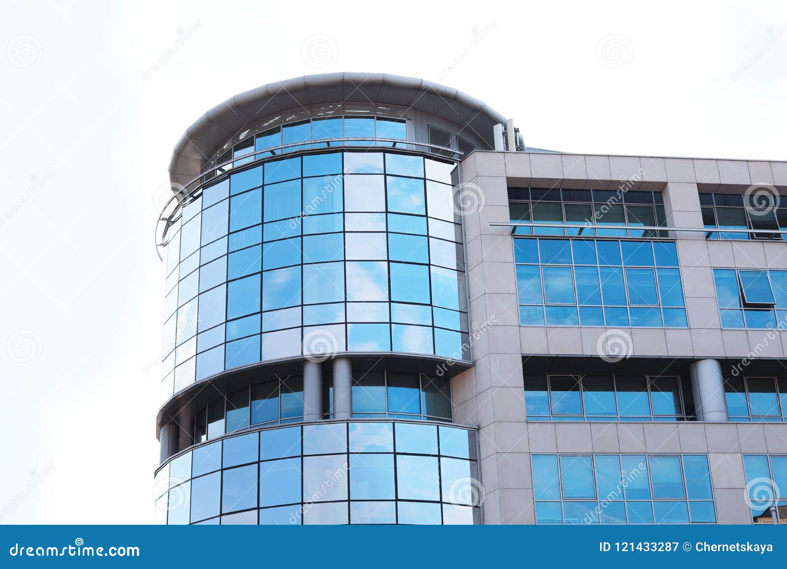 Building with Tinted Windows Stock Image - Image of estate, high: 121433287