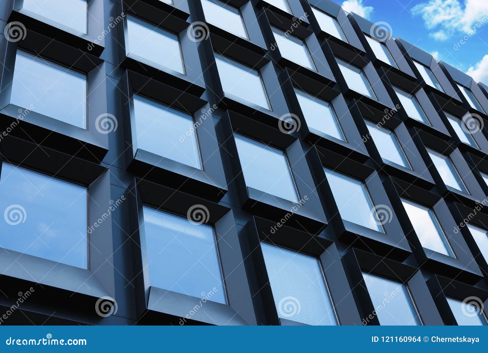 Building with Tinted Windows Stock Photo - Image of high, industrial ...