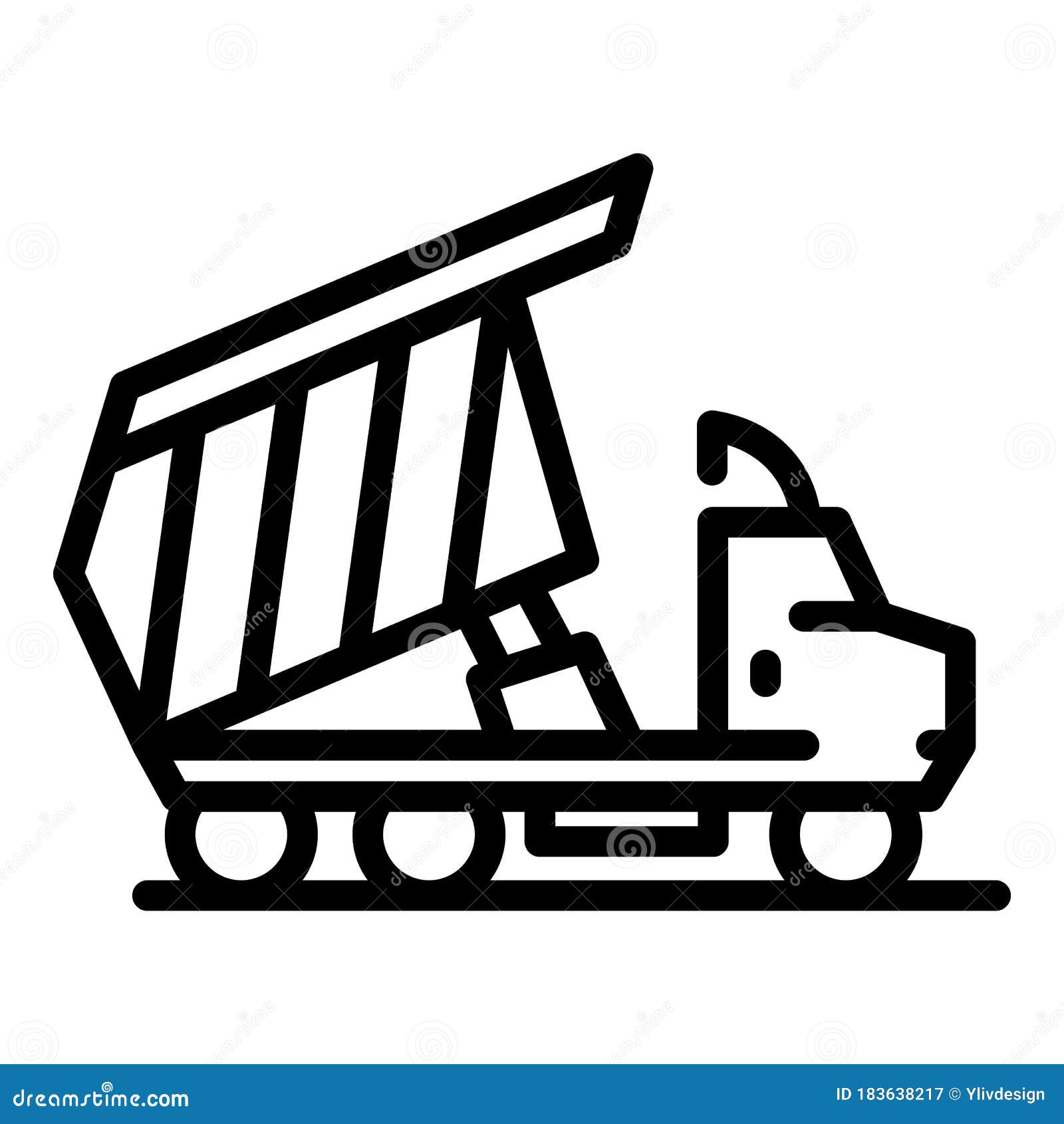 Tipper Icon. Trendy Tipper Logo Concept On White Background From Vector ...