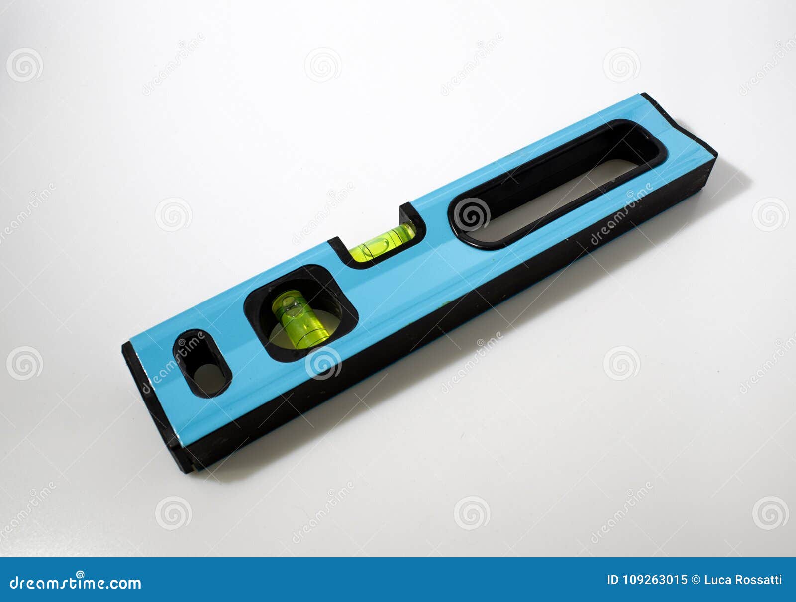 Building Tools, Bubble Level in a White Background Stock Image - Image ...