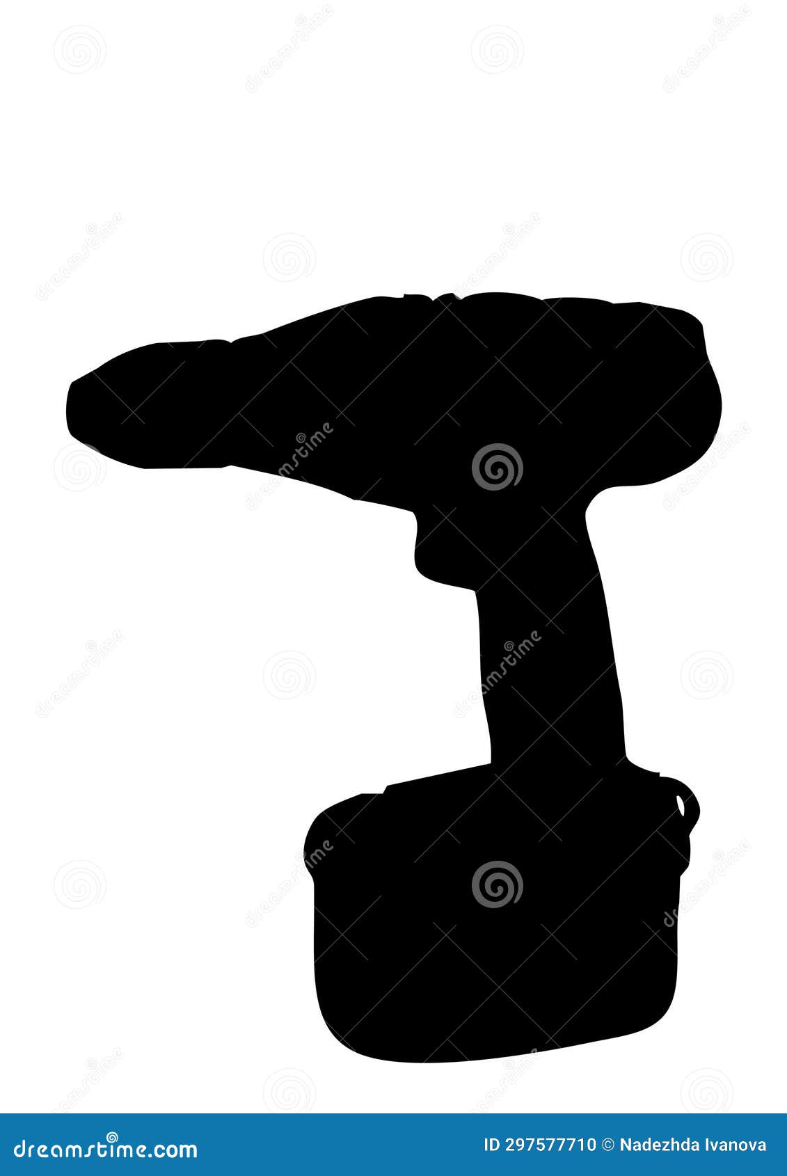 Building Tools Silhouette Isolated on White Background. Vector ...
