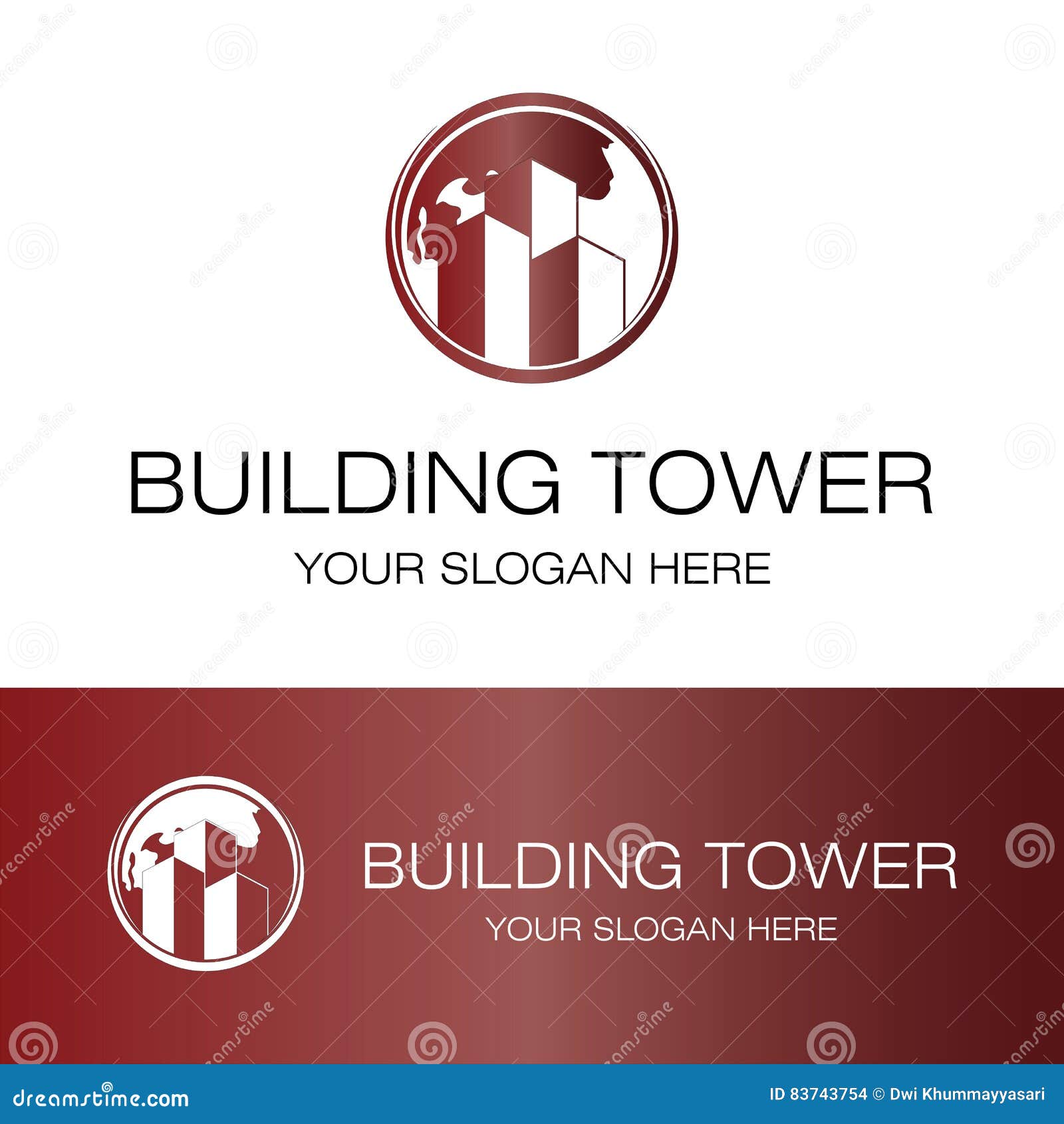 Building tower logo stock vector. Illustration of logo - 83743754