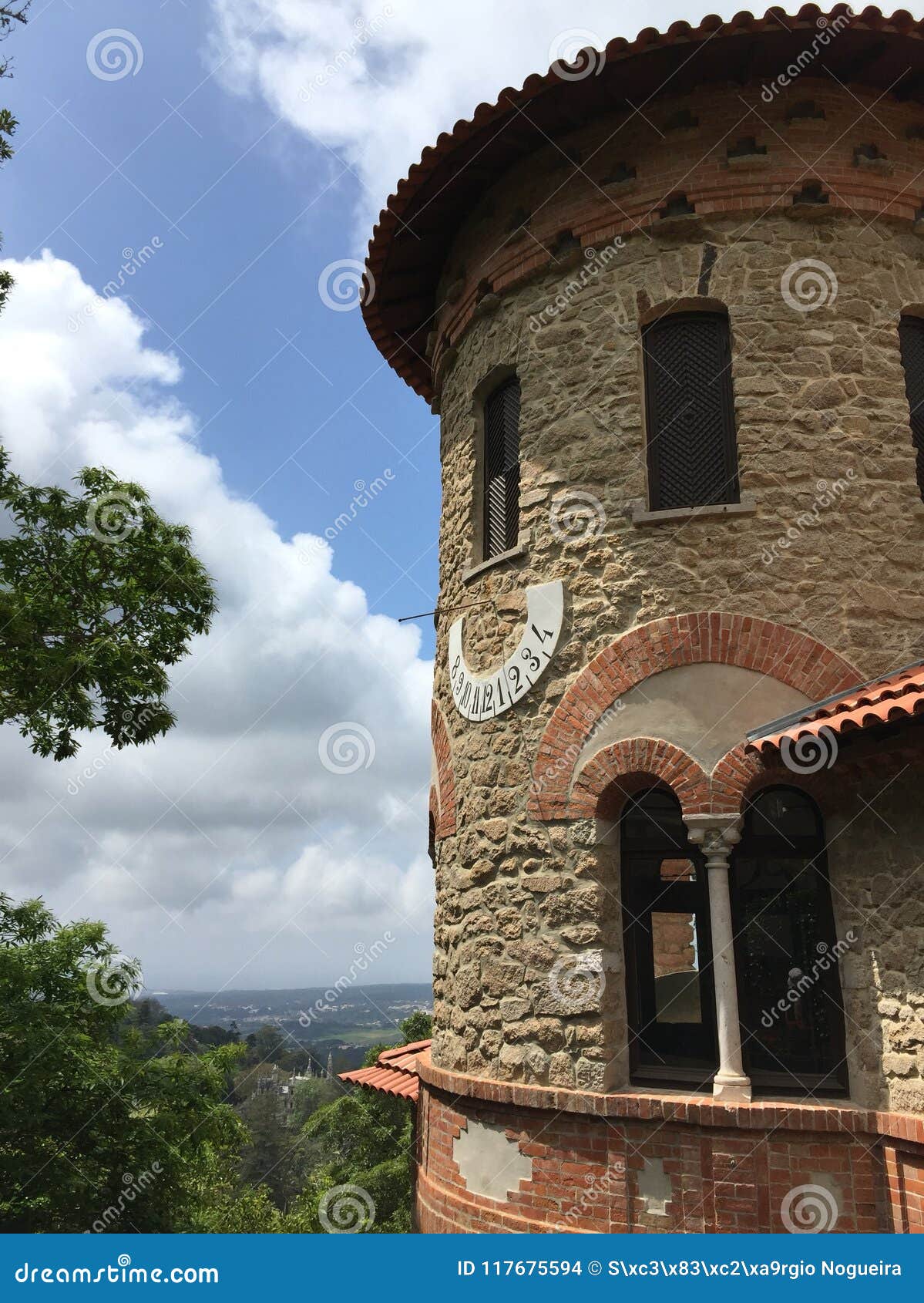 Solar clock stock photo. Image of tower, solar, clock - 117675594