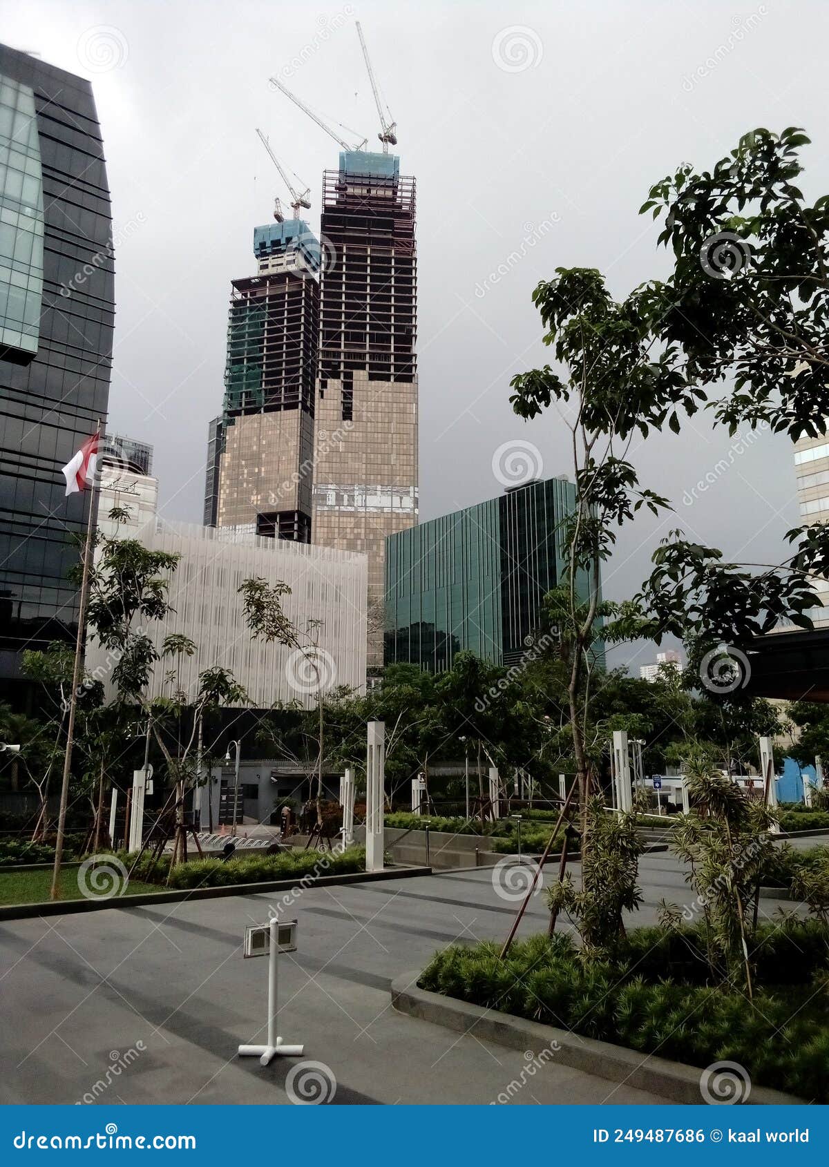 Building in town stock photo. Image of downtown, town - 249487686