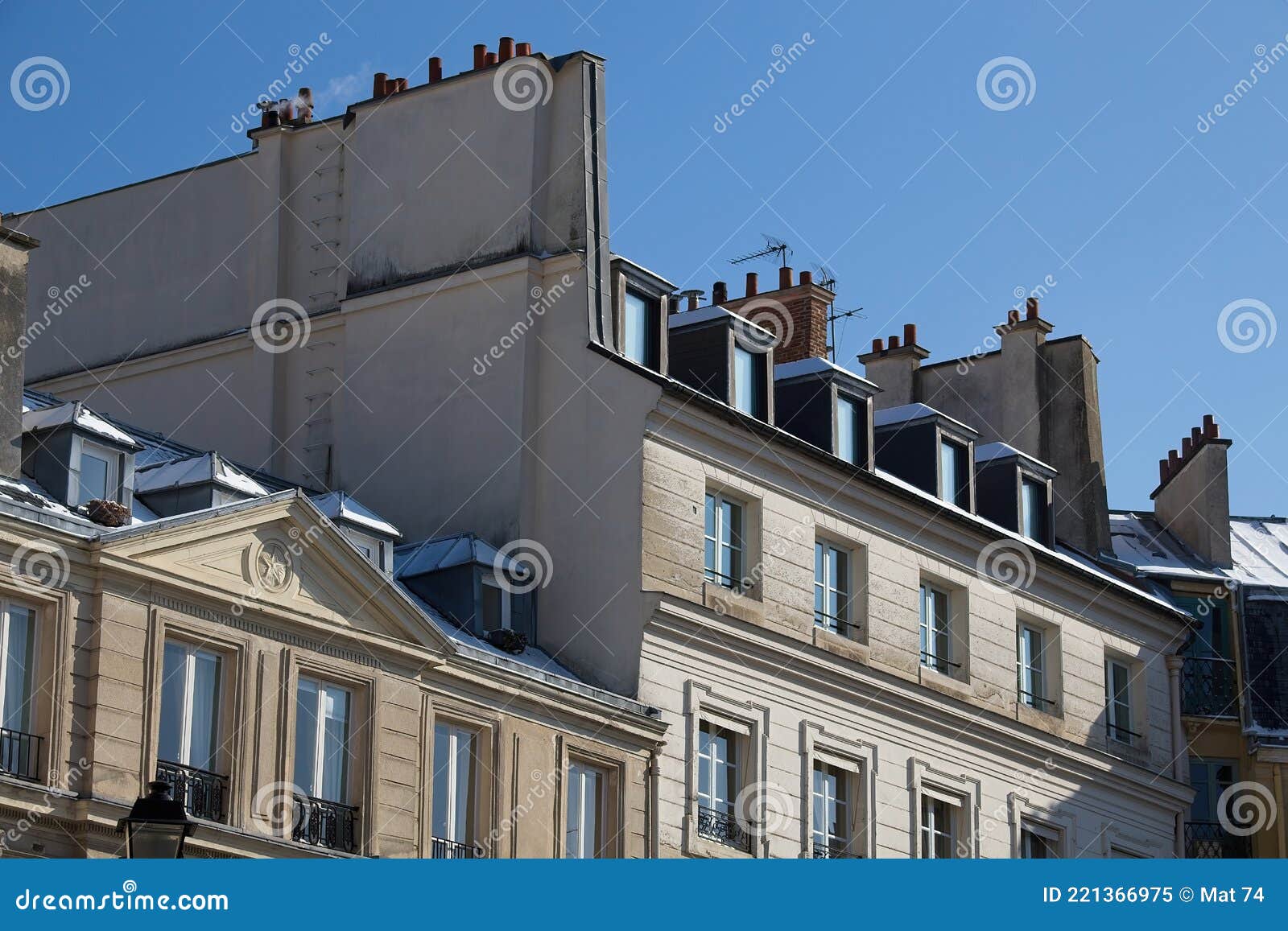 Building in the Town Country Stock Image - Image of france, residential ...
