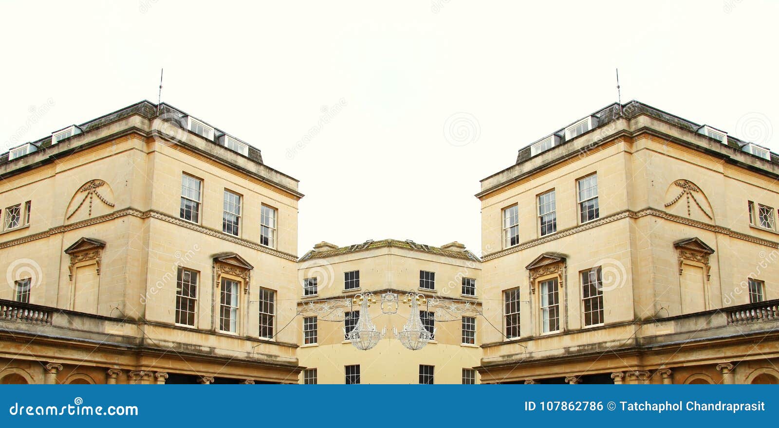 Old building scene. stock photo. Image of black, exterior - 107862786